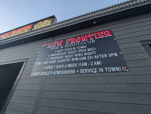 Menu at The New Frontier Bar & Grill, Fort Saint John