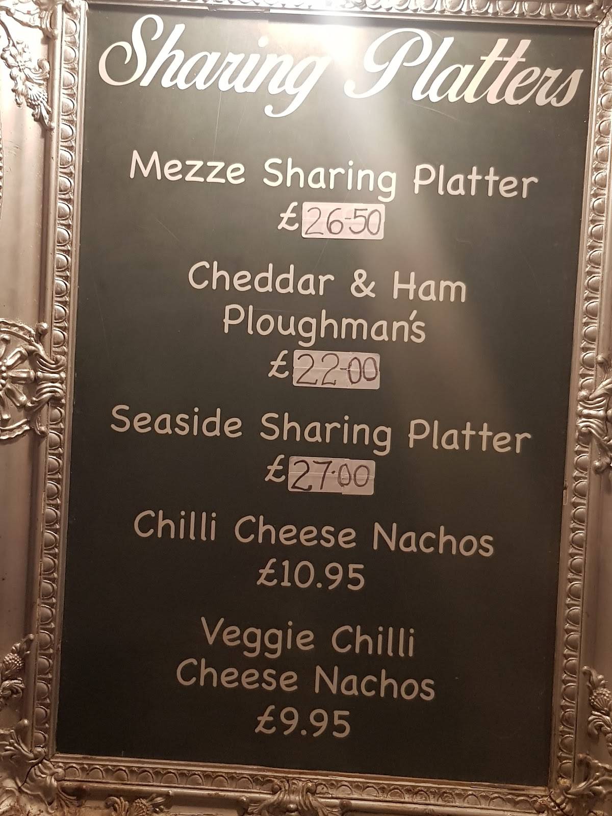 Menu at The Oddfellows Arms pub & bar, Harpenden
