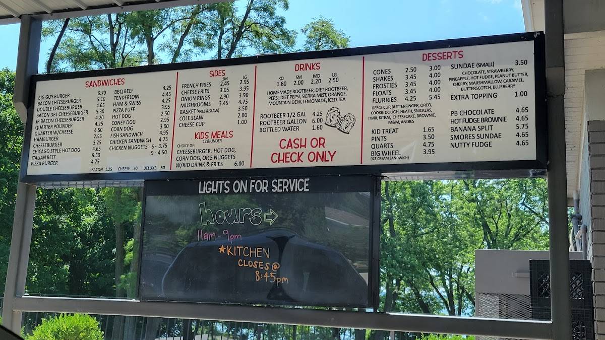 Menu at The Original Root Beer Stand restaurant, Culver, 824 E Lake ...