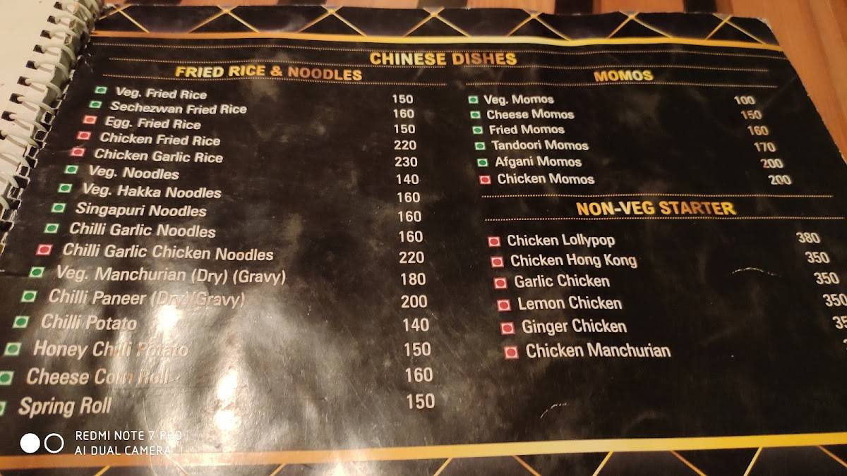 Menu at The RangRoot Restro & Cafe, Meerut