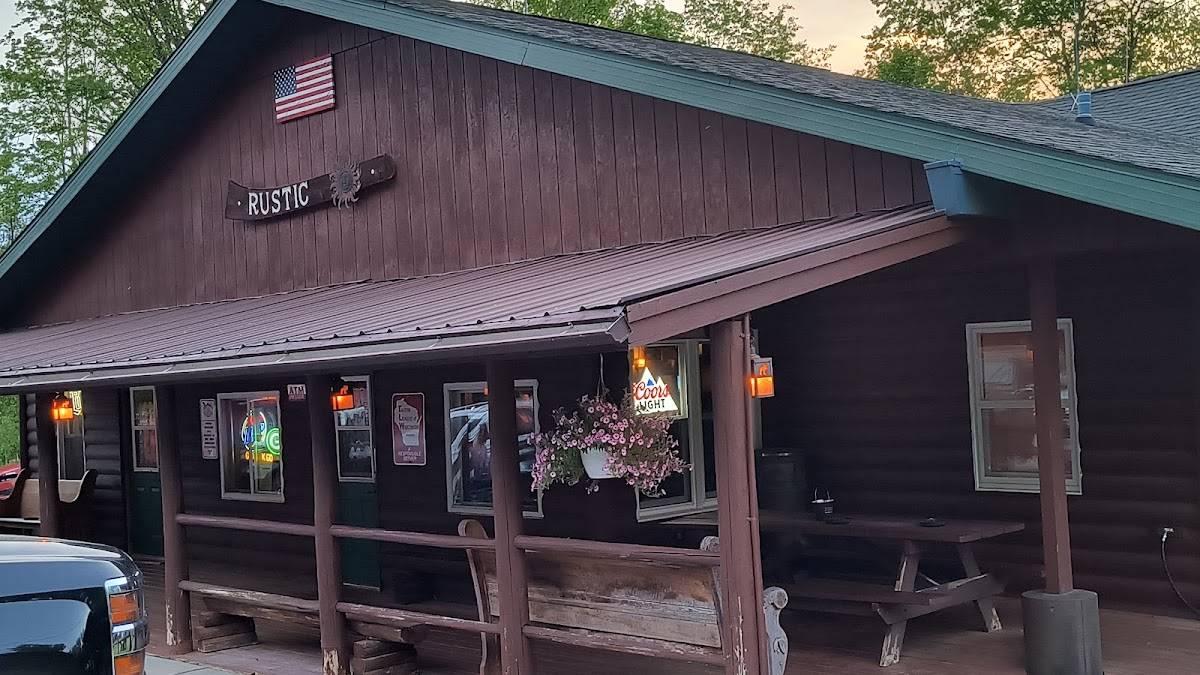 Menu at The Rustic pub & bar, Town of Silver Cliff, W14030 Co Rd C