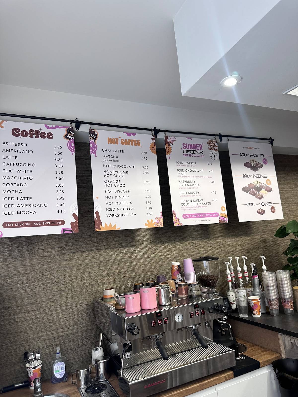 Menu at The Savvy Baker, York