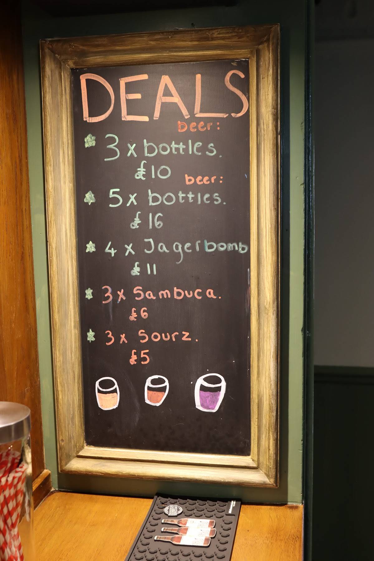 Menu at The Shoulder Of Mutton pub & bar, Holmfirth