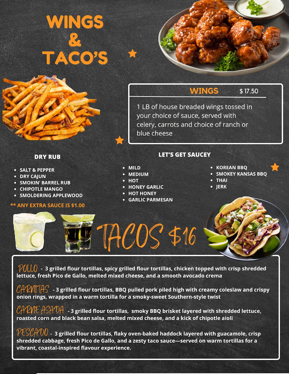 Menu at The Smokin' Barrel Bar & Grill - Stirling, Stirling