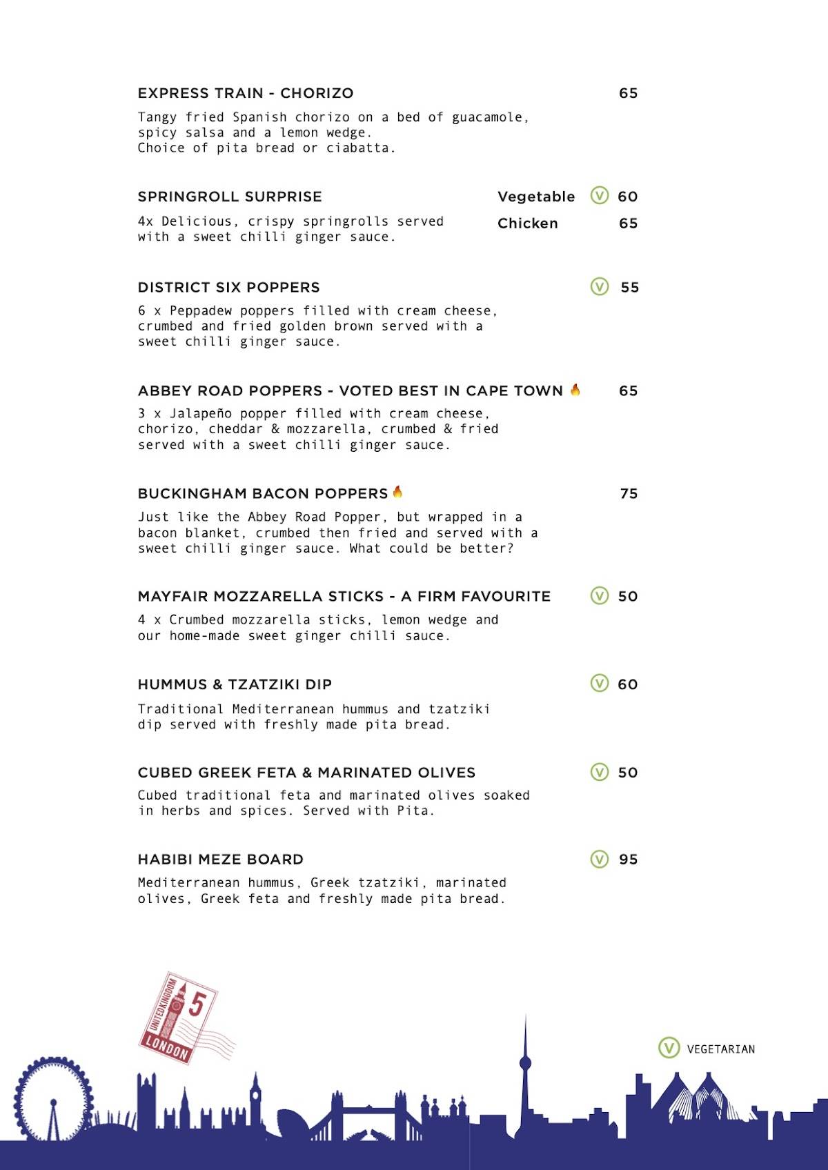 Menu at The Station Parkhurst restaurant, Randburg