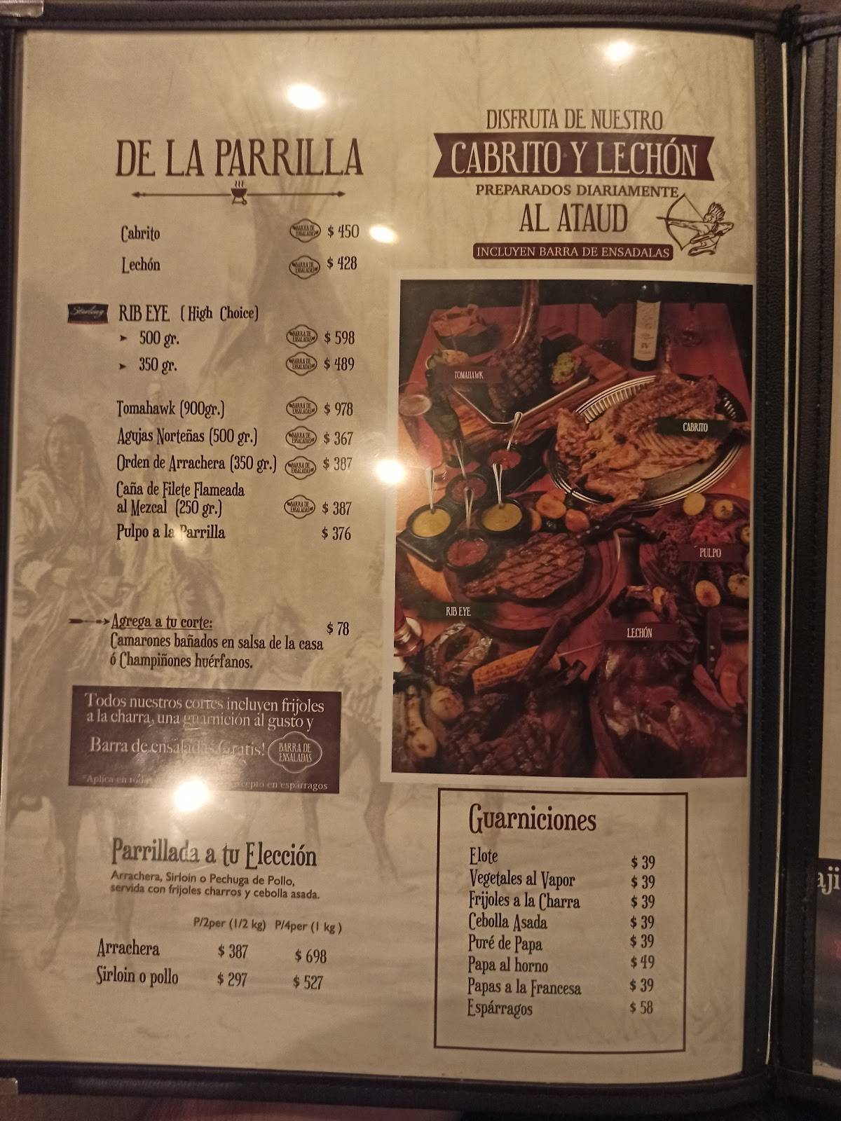 Carta de Tierra Santa Restaurante, Monclova, Washington 33-A