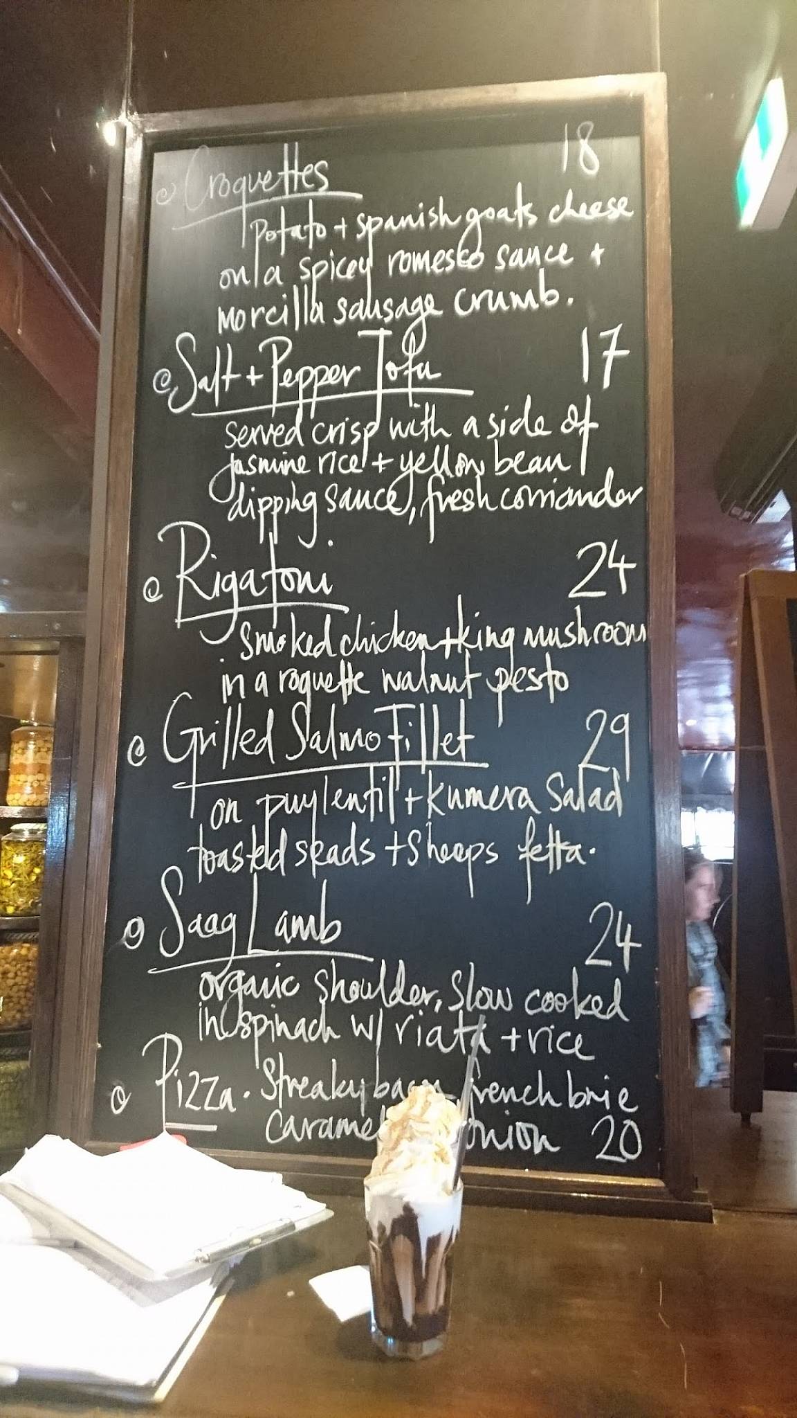 Menu at Tilley's Devine Cafe Gallery, Lyneham