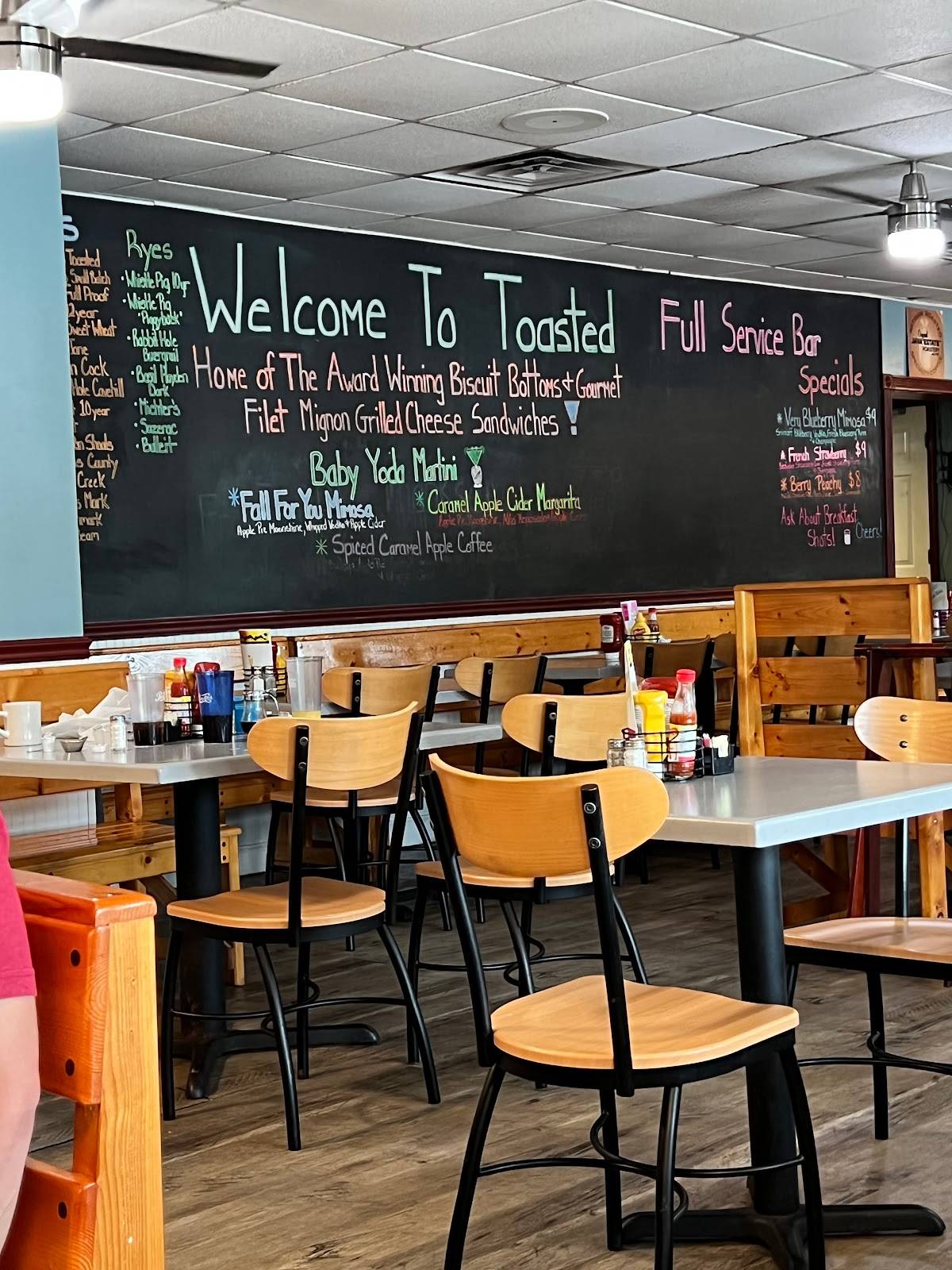 Menu at Toasted restaurant, Calabash