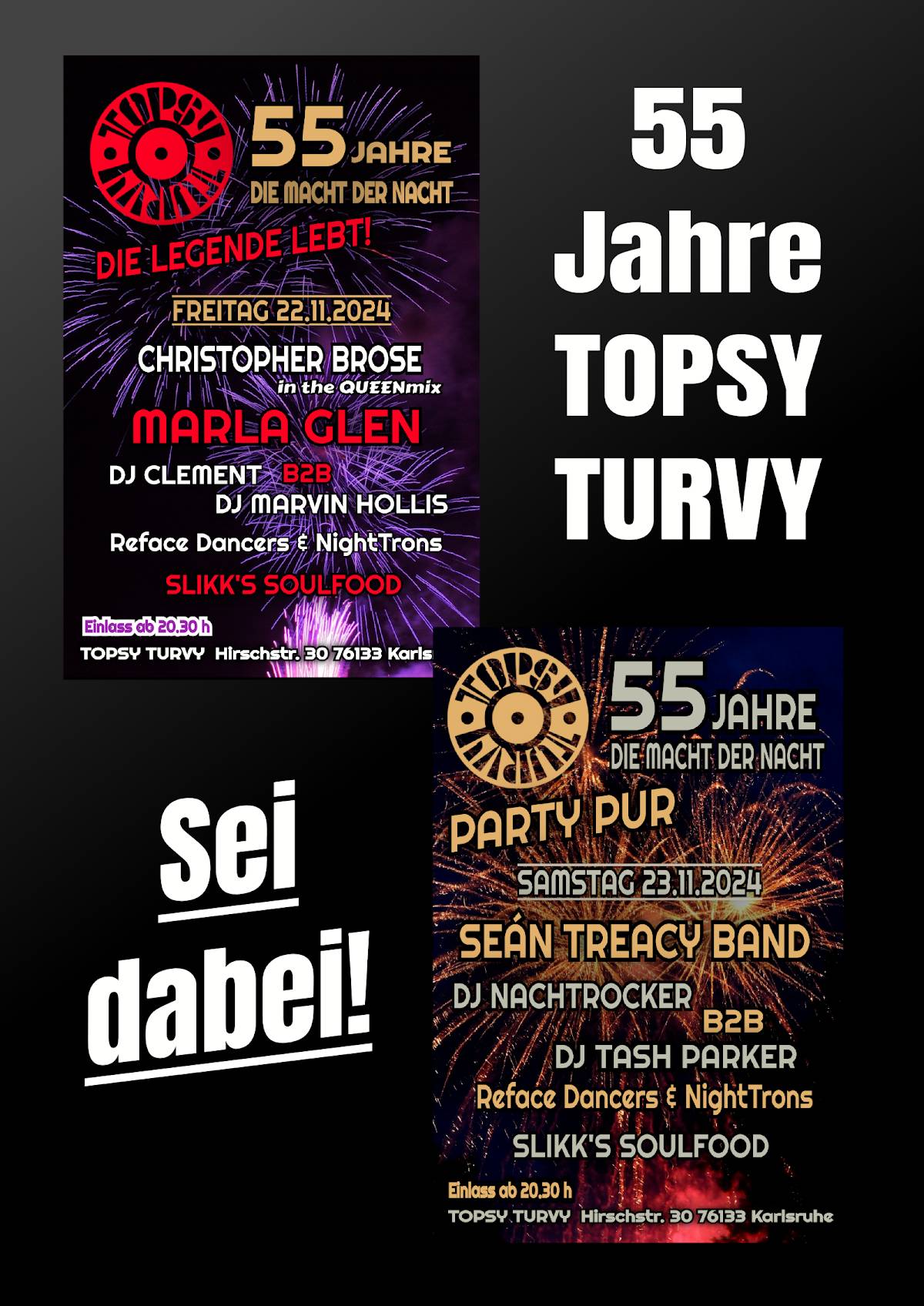 Speisekarte von Topsy Turvy pub & Bar, Karlsruhe