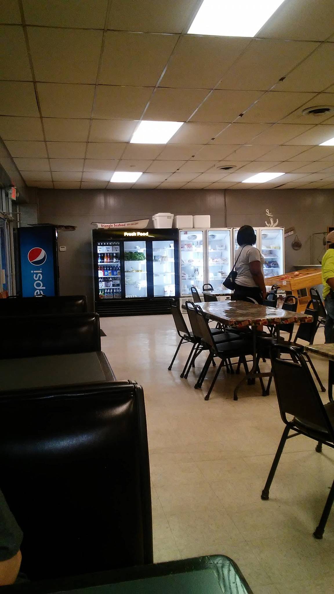 Menu at Triangle Seafood & Po Boy restaurant, Hattiesburg