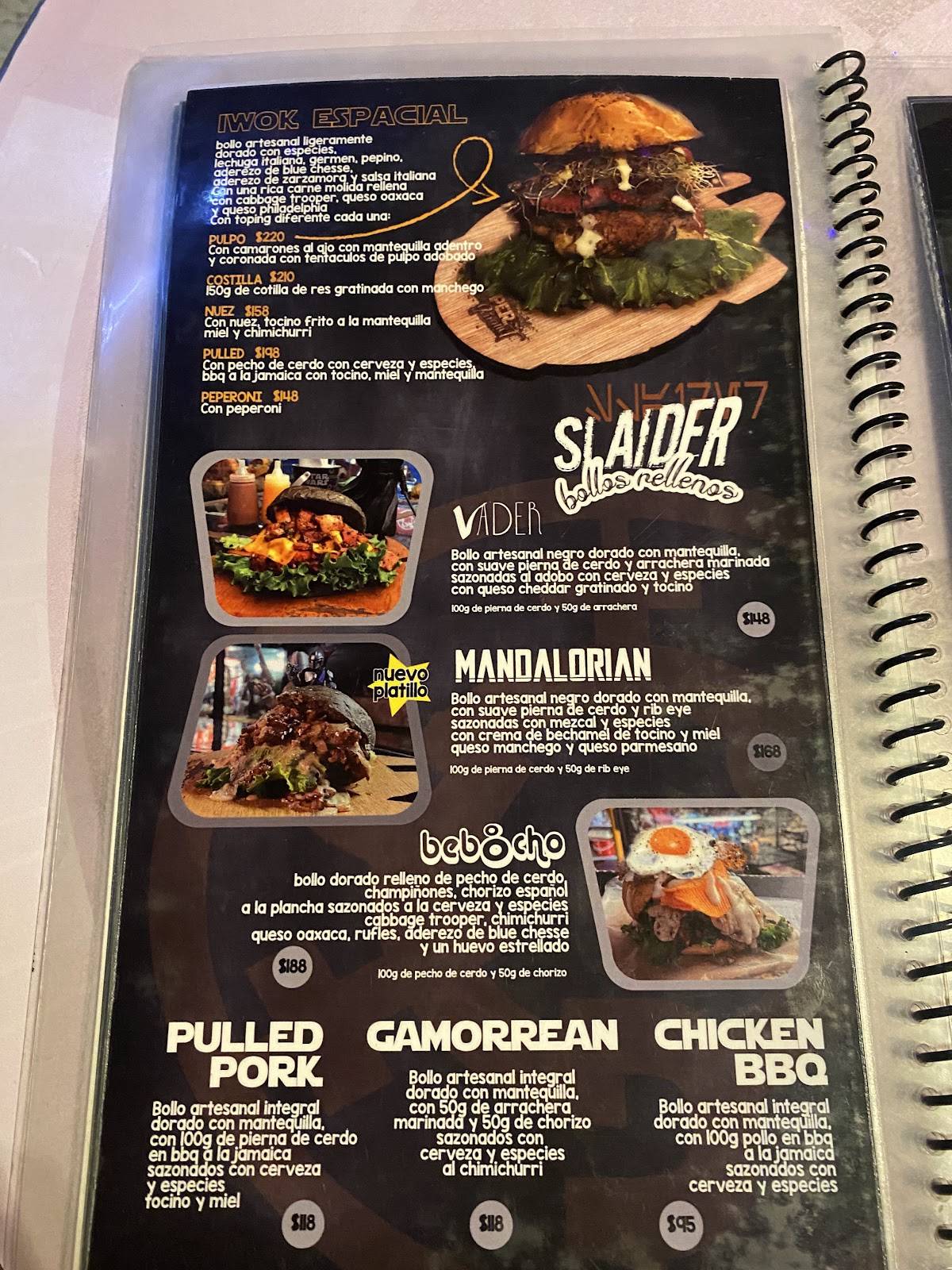 Carta del restaurante Trooper Gourmet, Ciudad López Mateos, 502