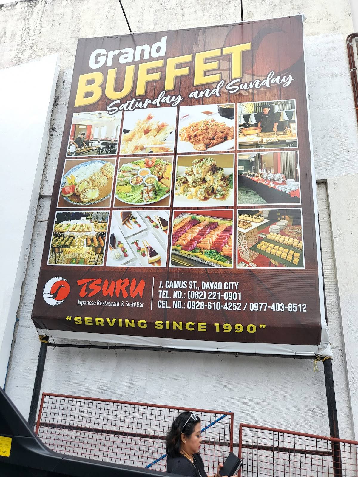 Menu at Tsuru - J. Camus restaurant, Davao City, Jose Camus Street
