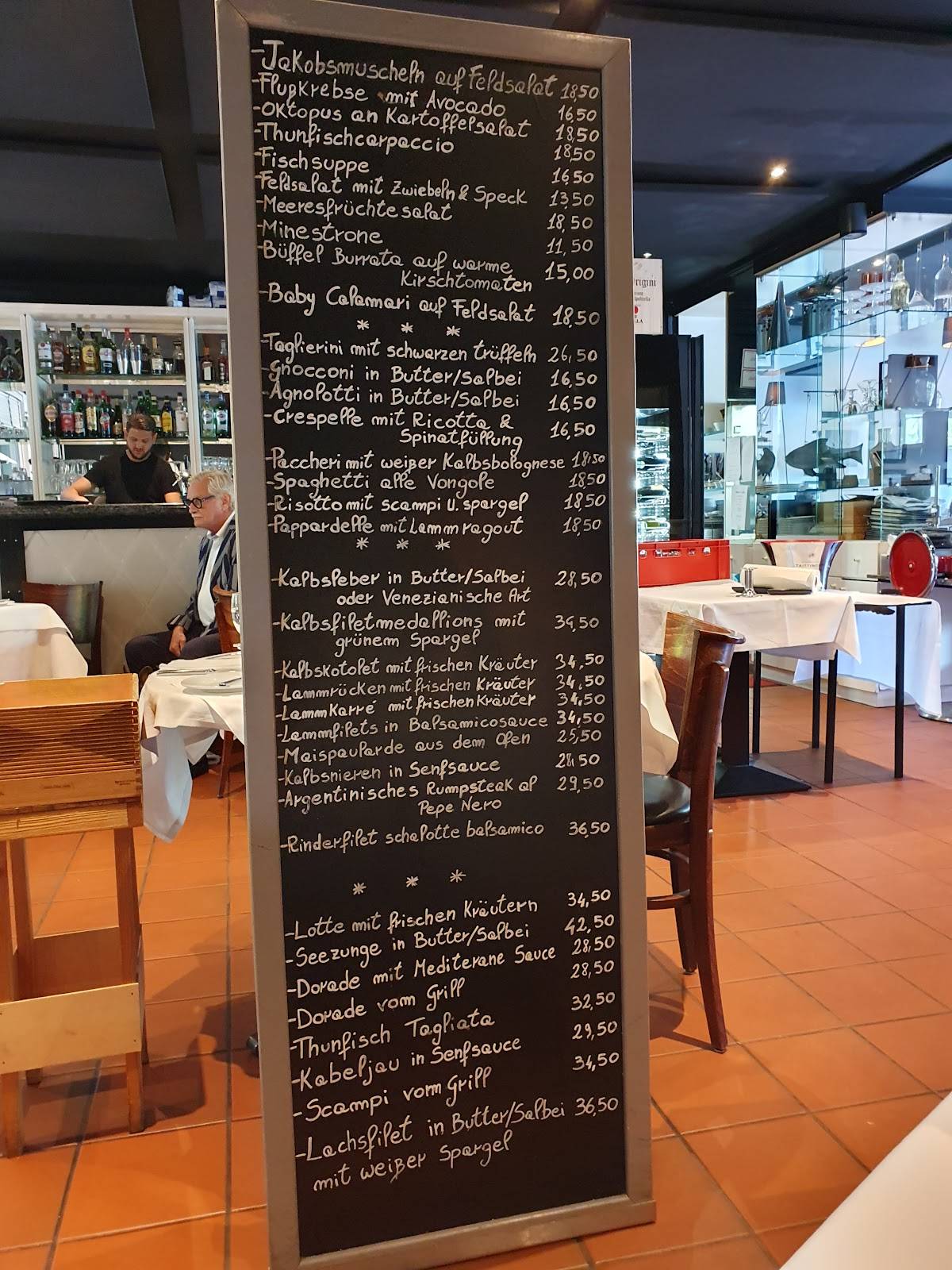Speisekarte von Tullio Ristorante restaurant, Köln
