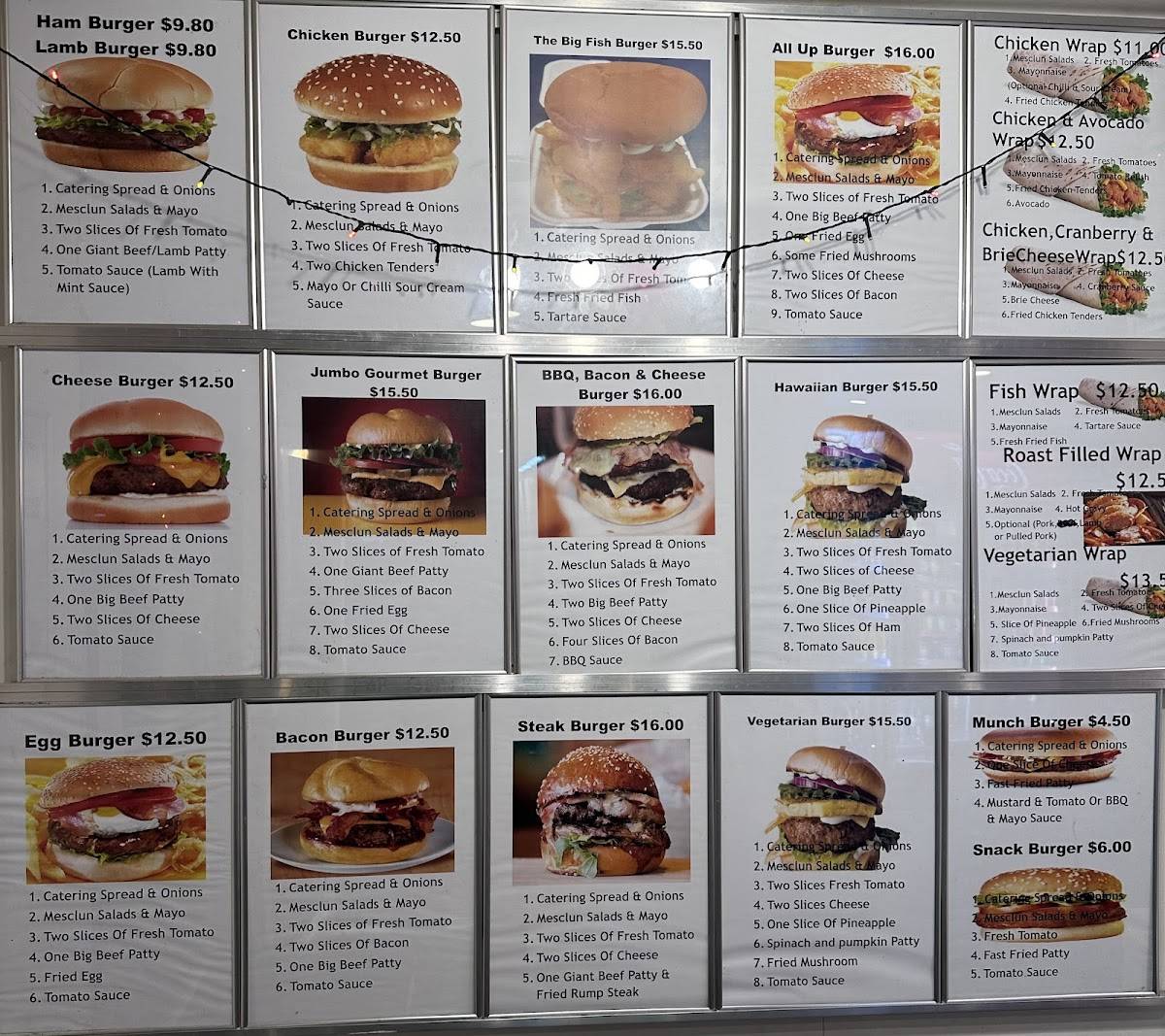 Menu at Turangi Fish And Chips Chicken, Roast And Pizza restaurant, Turangi