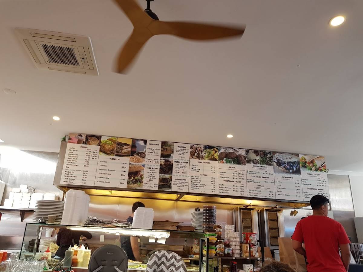 Menu at Turkuaz Cafe, Whangarei, 26 Rathbone St