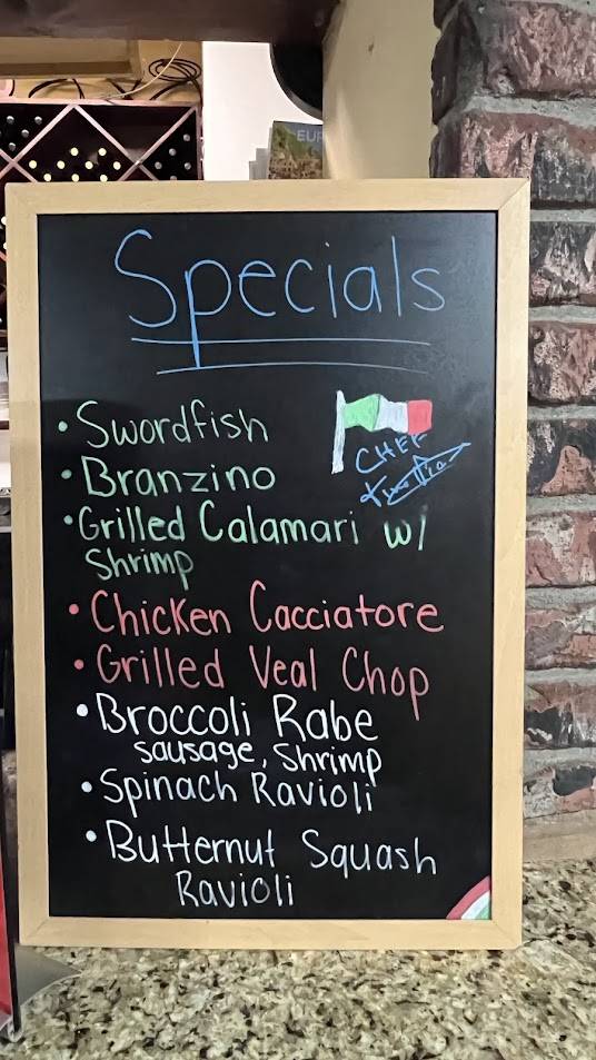 Menu at Tutto Italiano pizzeria, Stuart