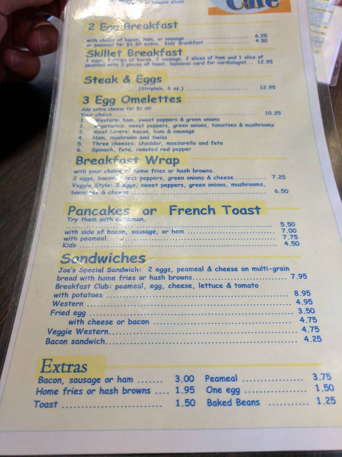 Menu At Two Cougars A Cafe Hamilton