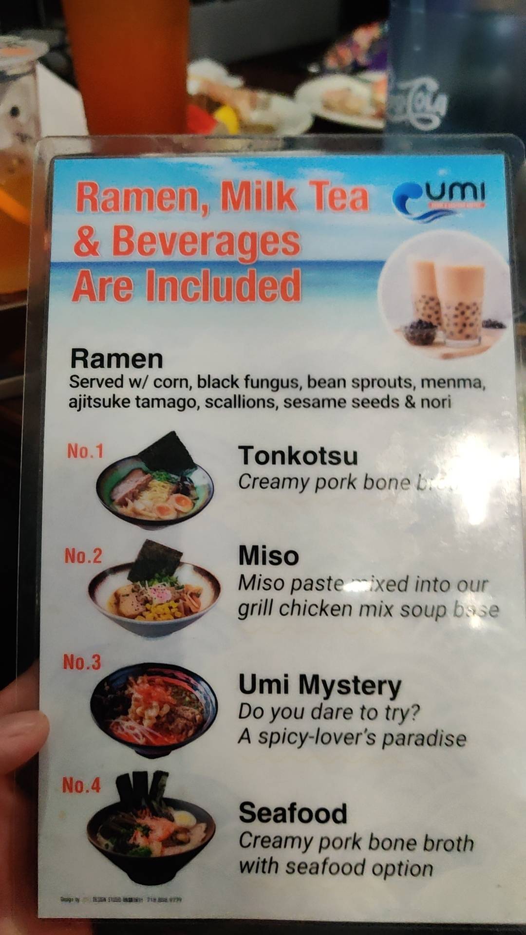 Menu at AC Umi Sushi & Seafood Buffet restaurant, Egg Harbor Township