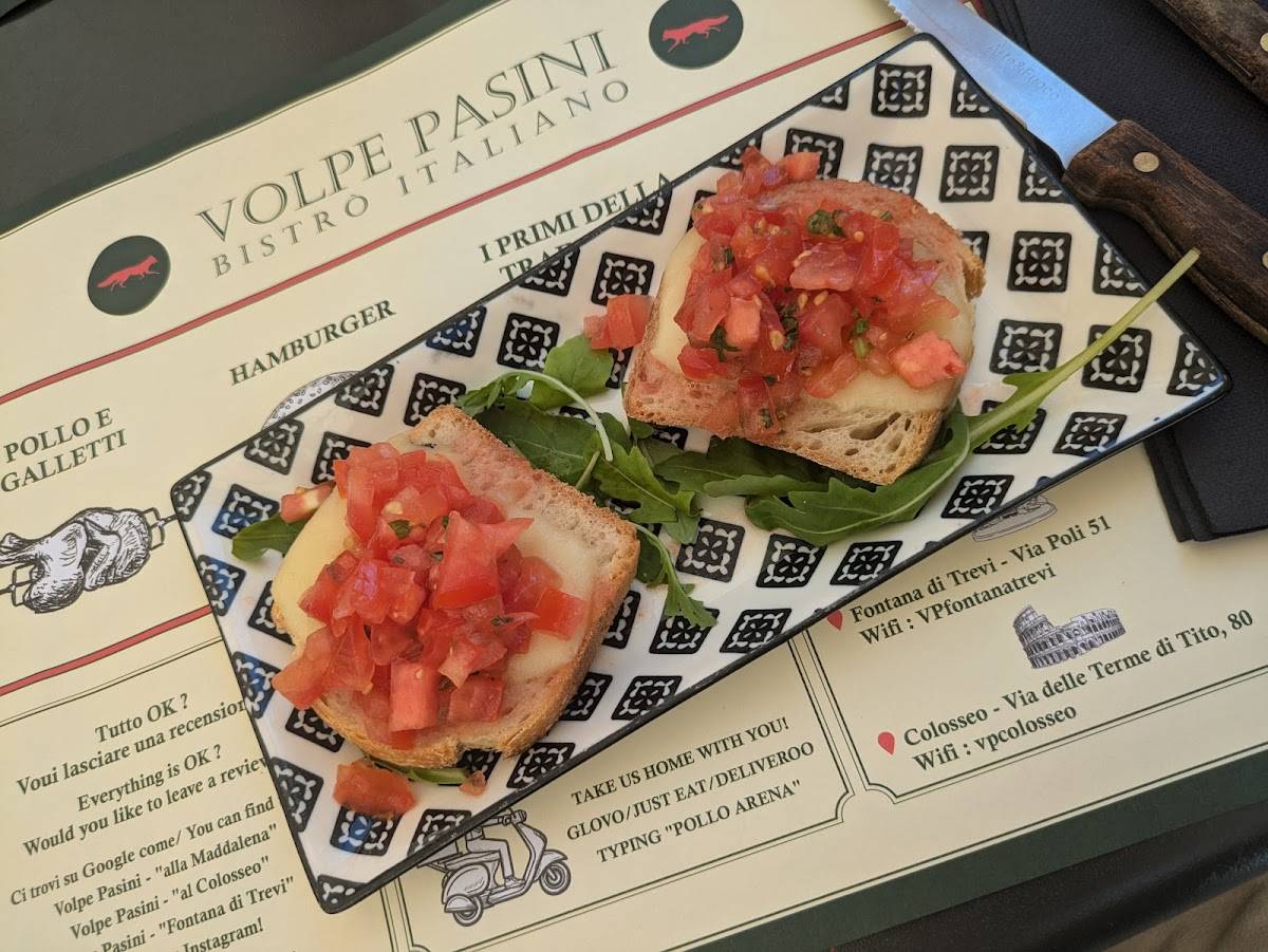 Speisekarte von VOLPE PASINI BISTRO ITALIANO " ALLA MADDALENA" pub ...