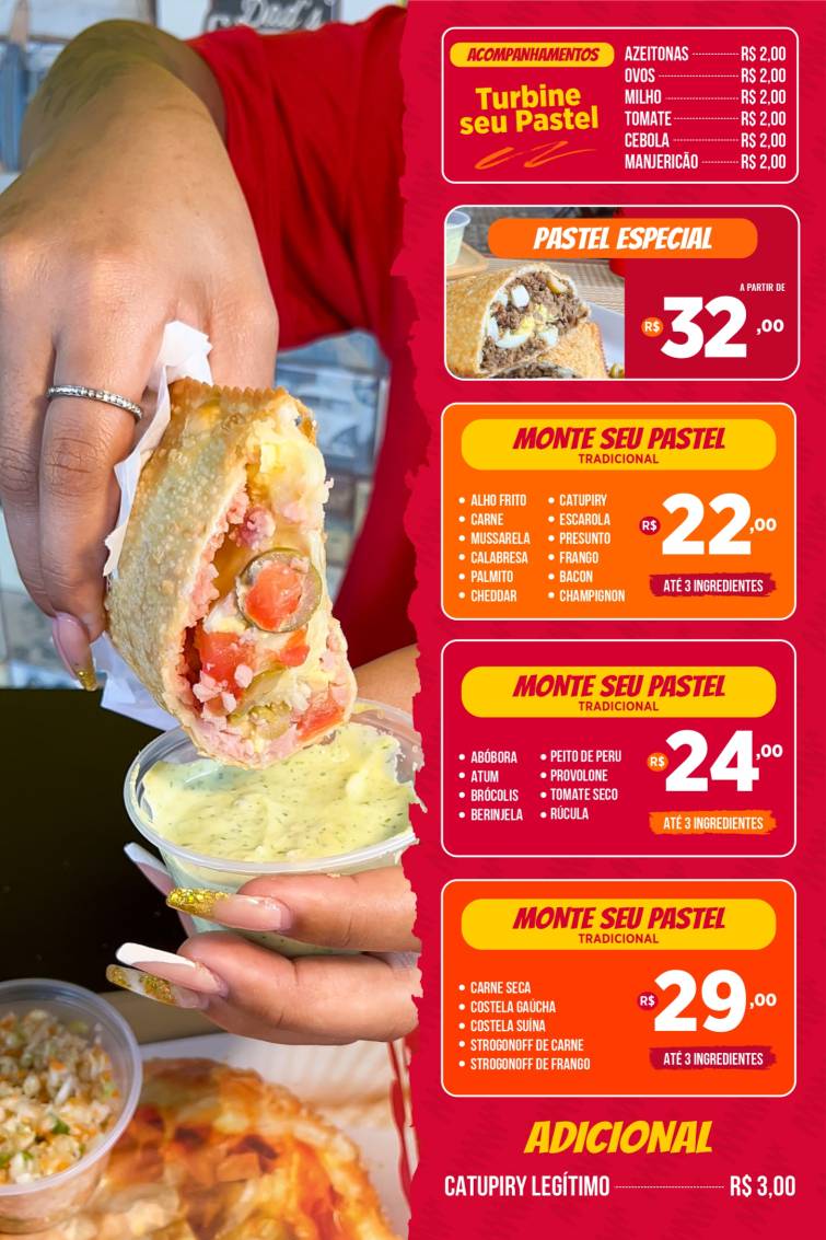 Menu em Val Pastéis cafeteria, São Paulo