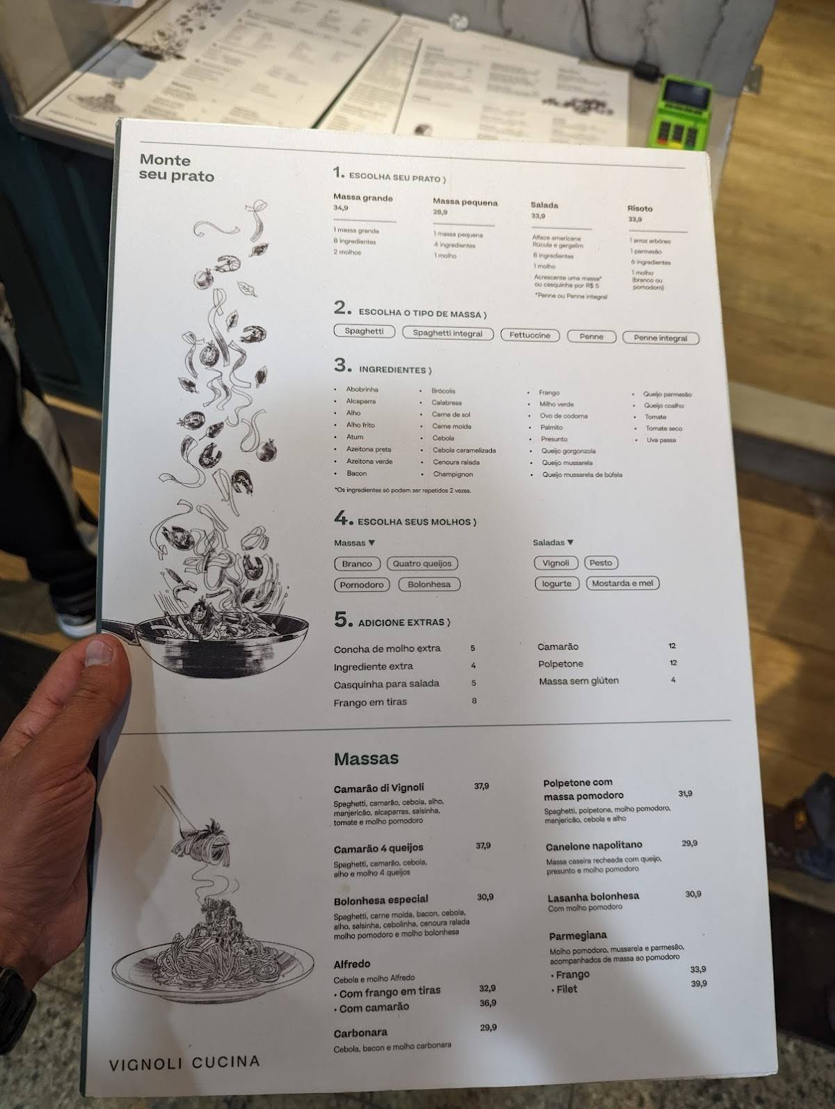 Menu em Vignoli Cucina - Aeroporto restaurante, Fortaleza