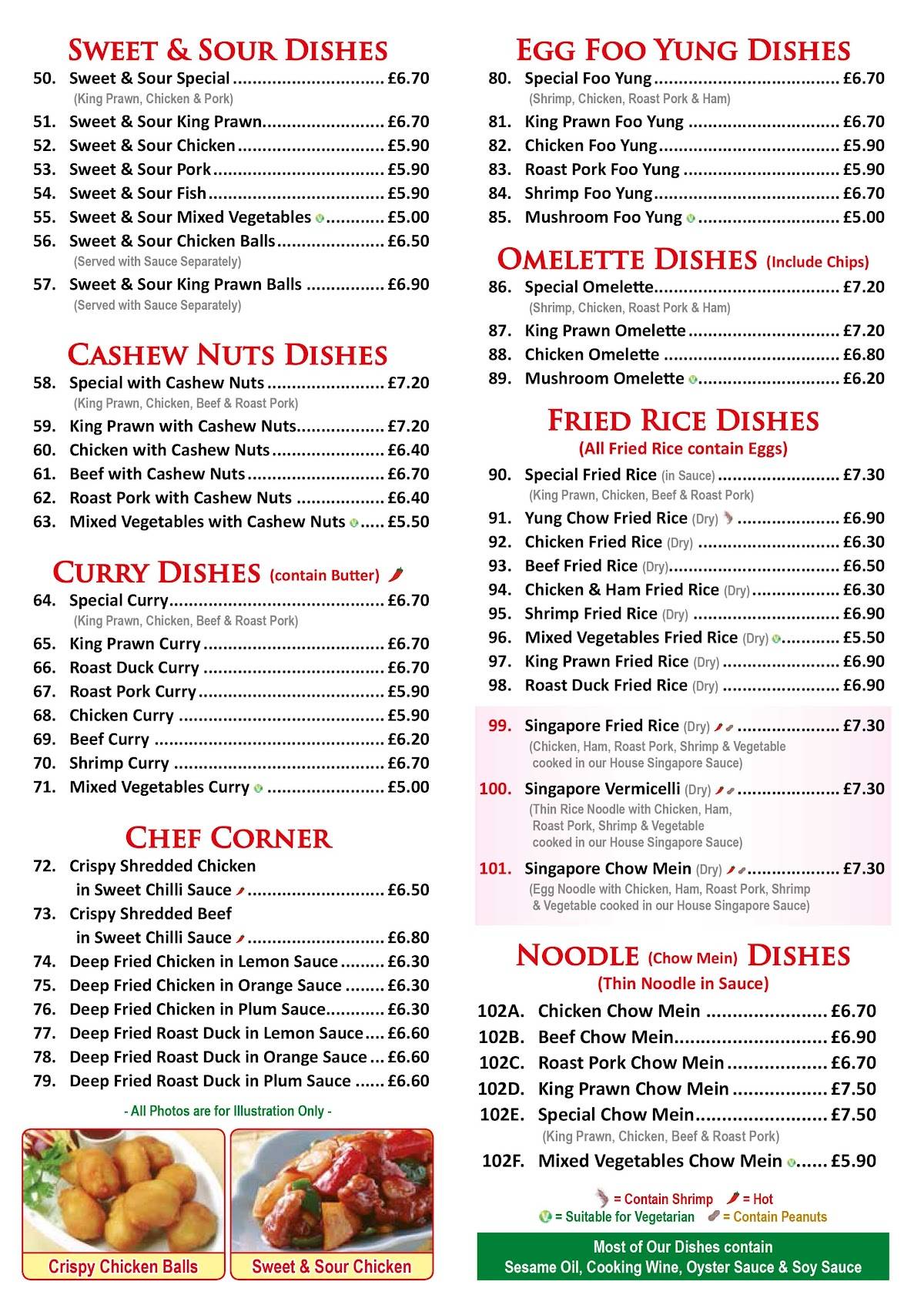 Menu at Village Chippy restaurant, Newton-le-Willows