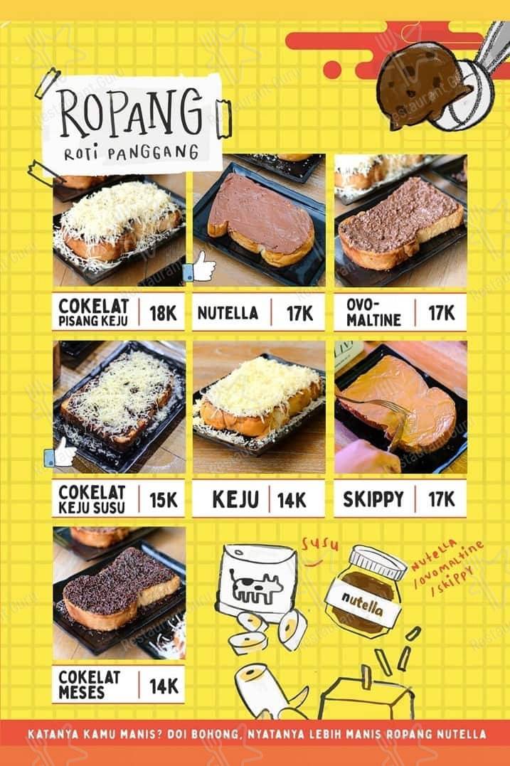 Menu at Warung Kuning restaurant, Bogor, Achmad Adnawijaya St No.155