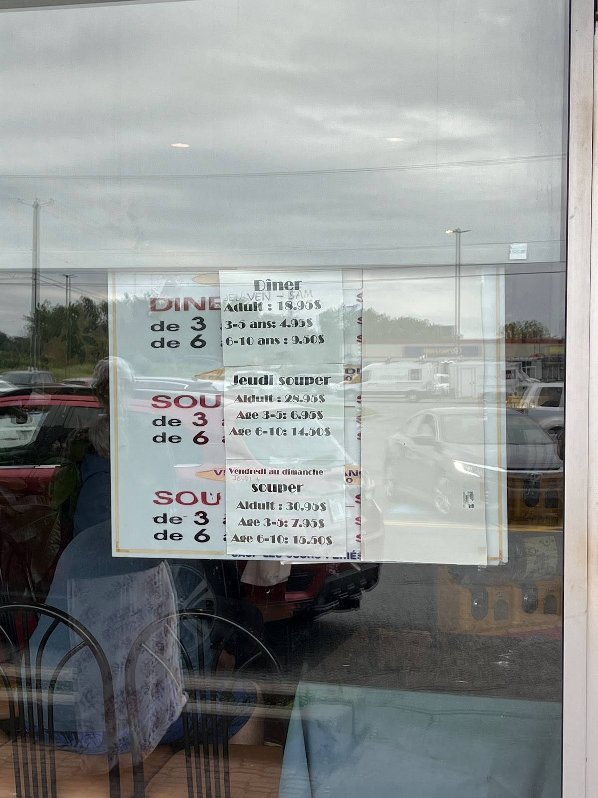 Menu at Wei Wah Buffet restaurant, Vaudreuil-Dorion
