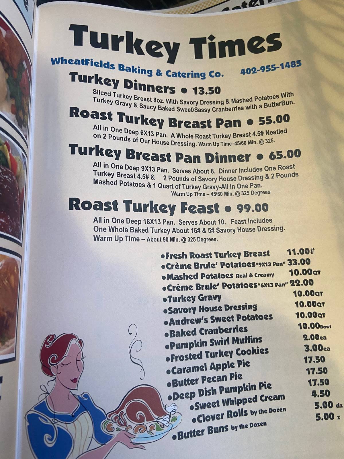 Menu at WheatFields Eatery & Bakery, Omaha, S 103rd St