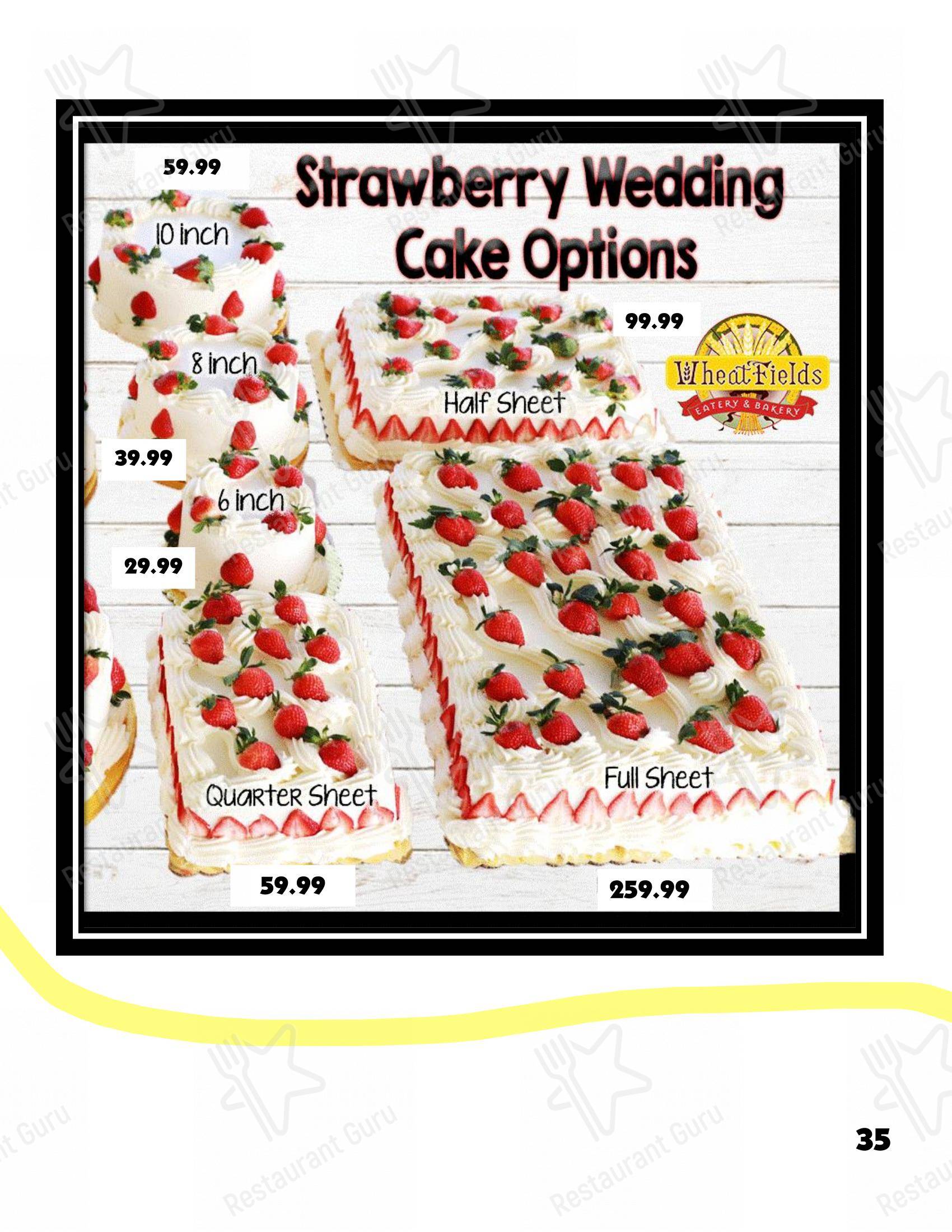 Menu at WheatFields Eatery & Bakery, Omaha, S 103rd St