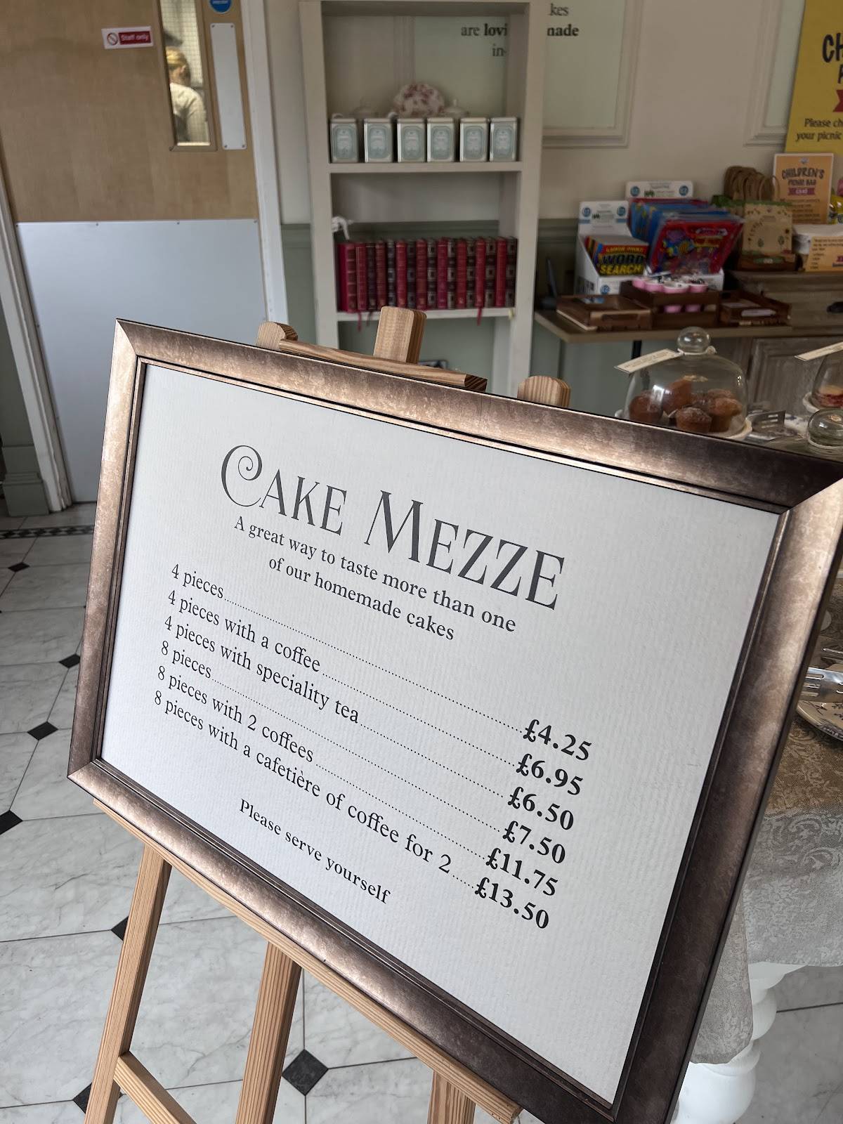 Menu at Wilton Garden Centre Riverside Restaurant, Salisbury