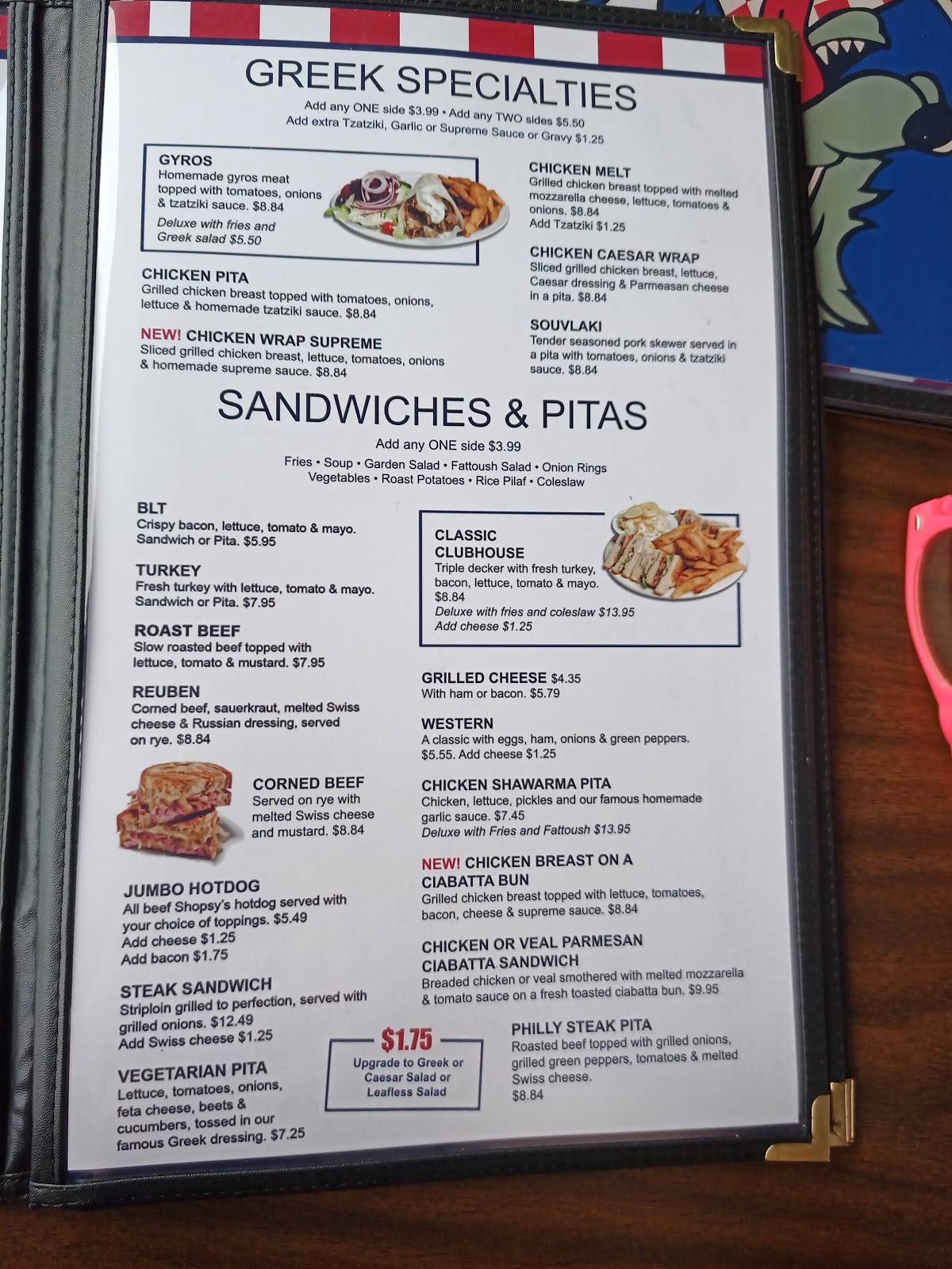 Menu at The Hungry Wolf Restaurant, Windsor
