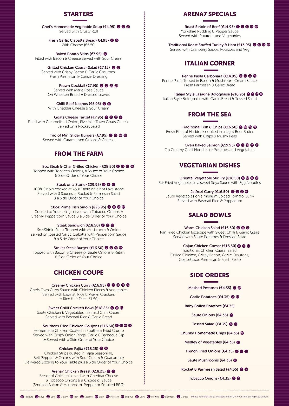 Menu at Wood Berry Grill Bar & Restaurant, Letterkenny