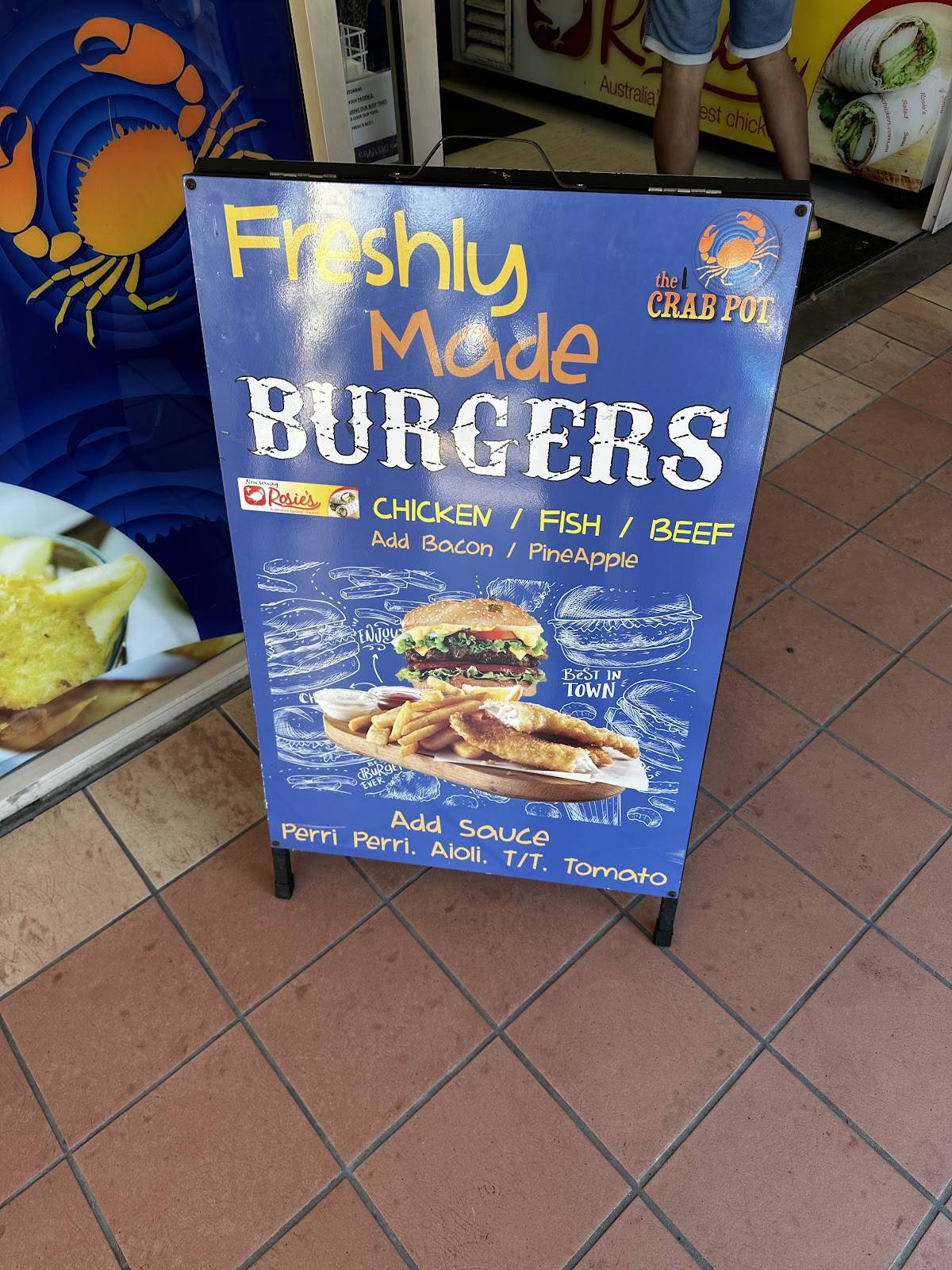 Menu at The Crab Pot Woorim fast food, Woorim