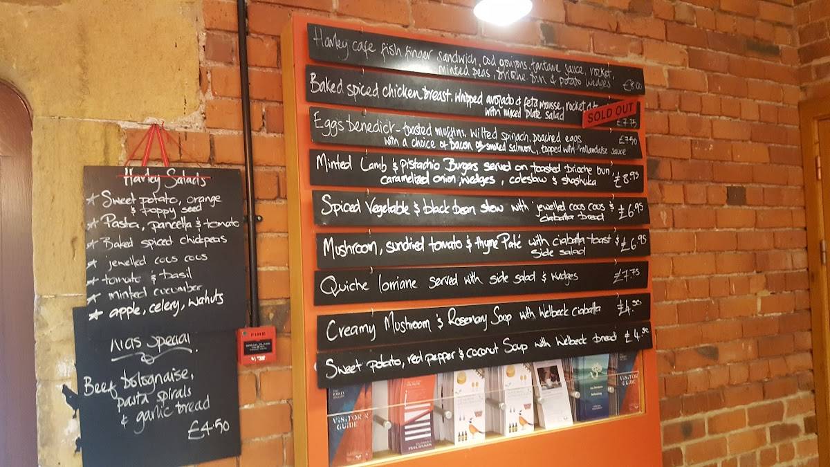 Menu at Harley Café cafe, Worksop, 4A Tan Gallop