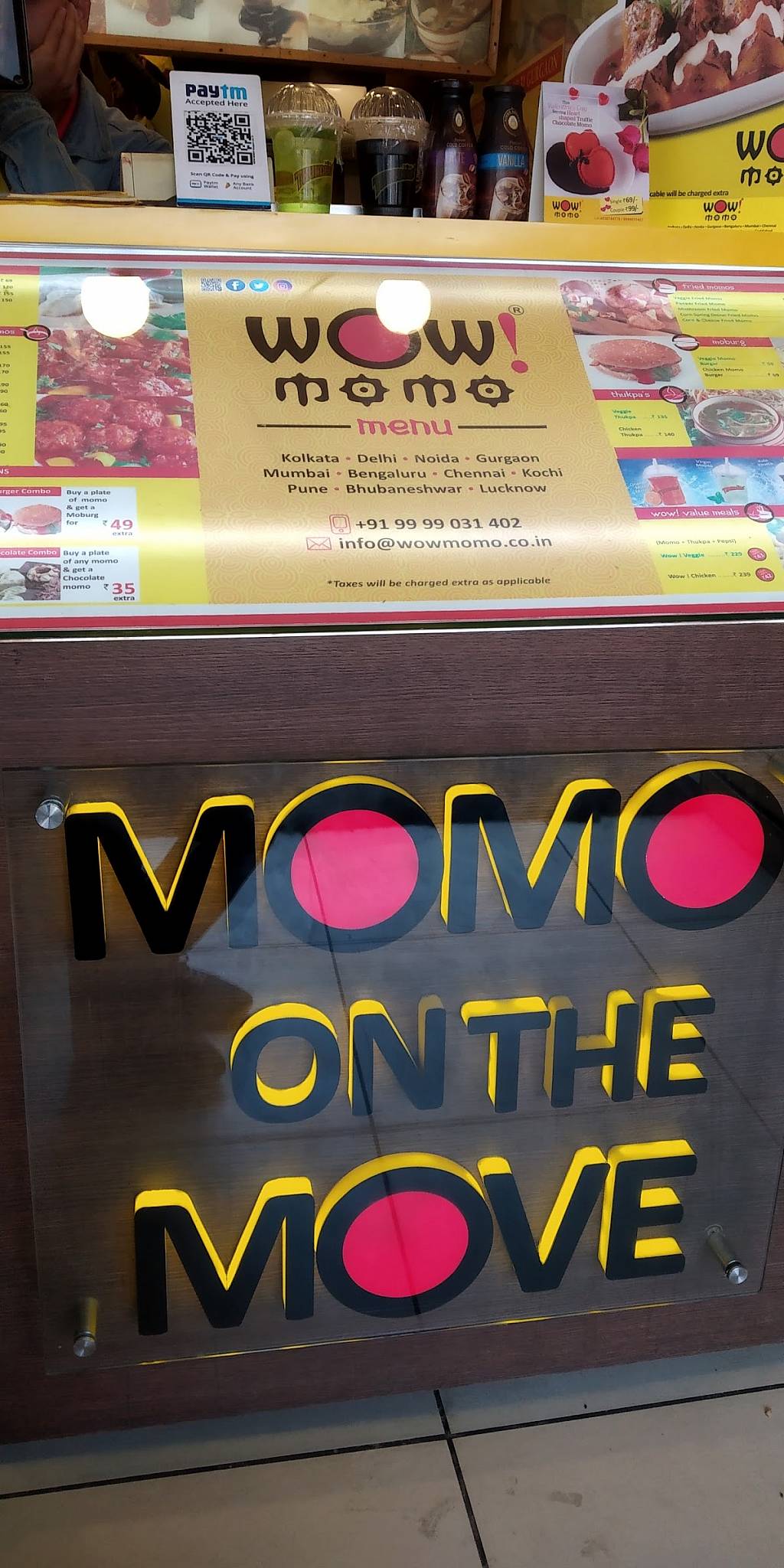 Menu at Wow! Momo, Gurugram, Shop No 214 & 32A