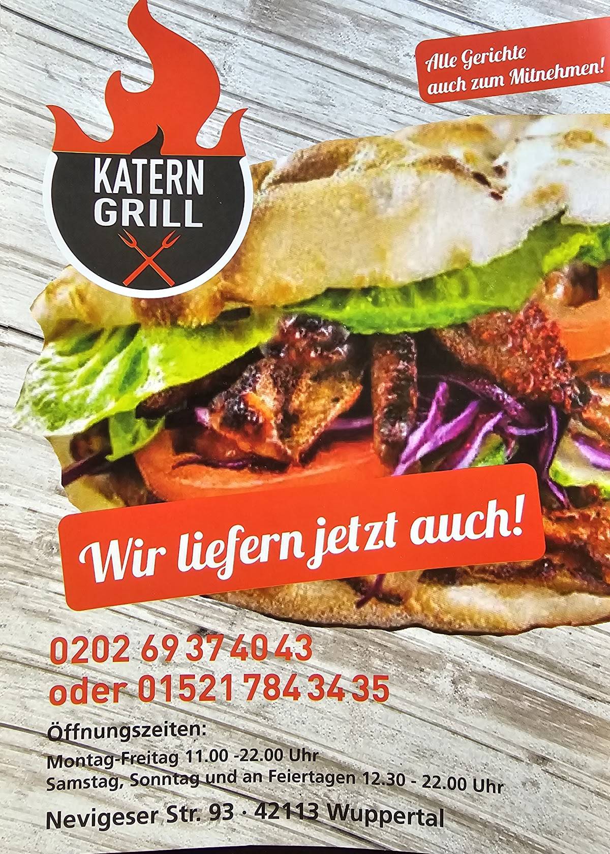 Carta de comida rápida Katern Grill, Wuppertal