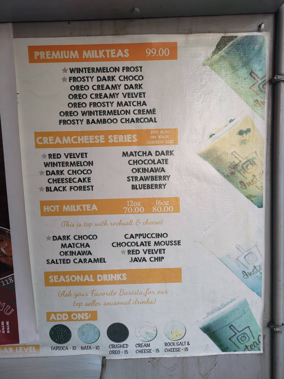 Menu at Xam's Pares & InsteaG restaurant, Antipolo