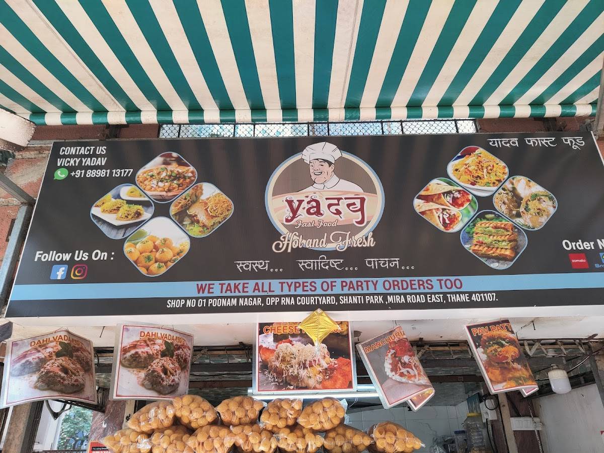 Menu at YADAV FAST FOOD, Mira Bhayandar, Shop No. 1