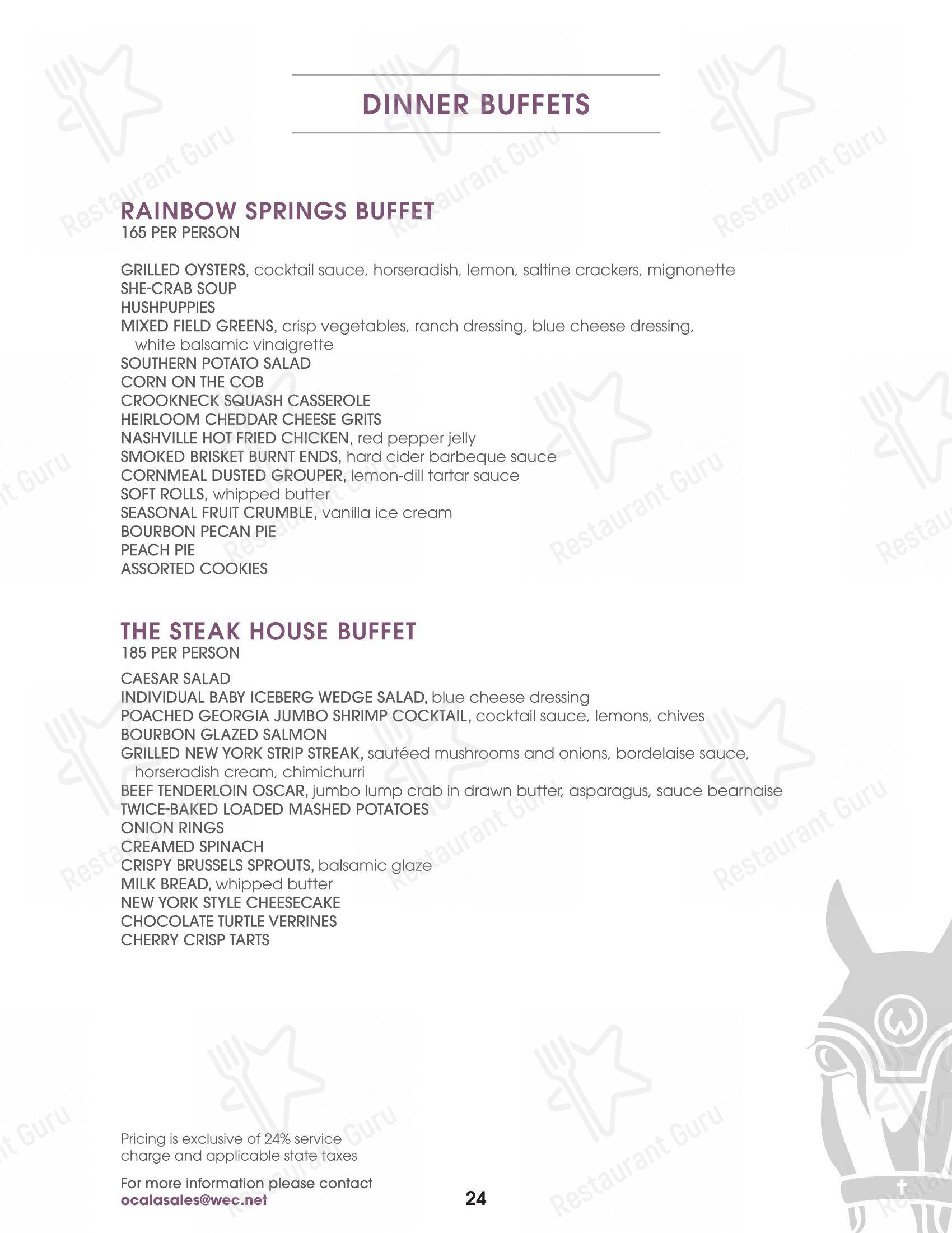 Menu at Yellow Pony Pub & Garden, Ocala