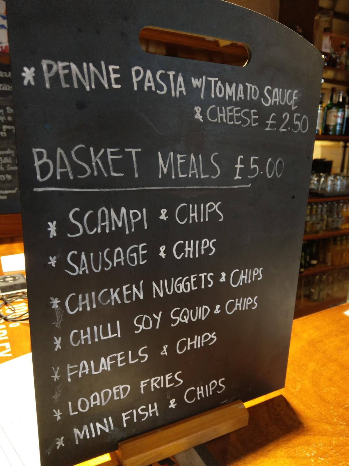 Menu at Yew Tree Inn pub & bar, Church Stretton