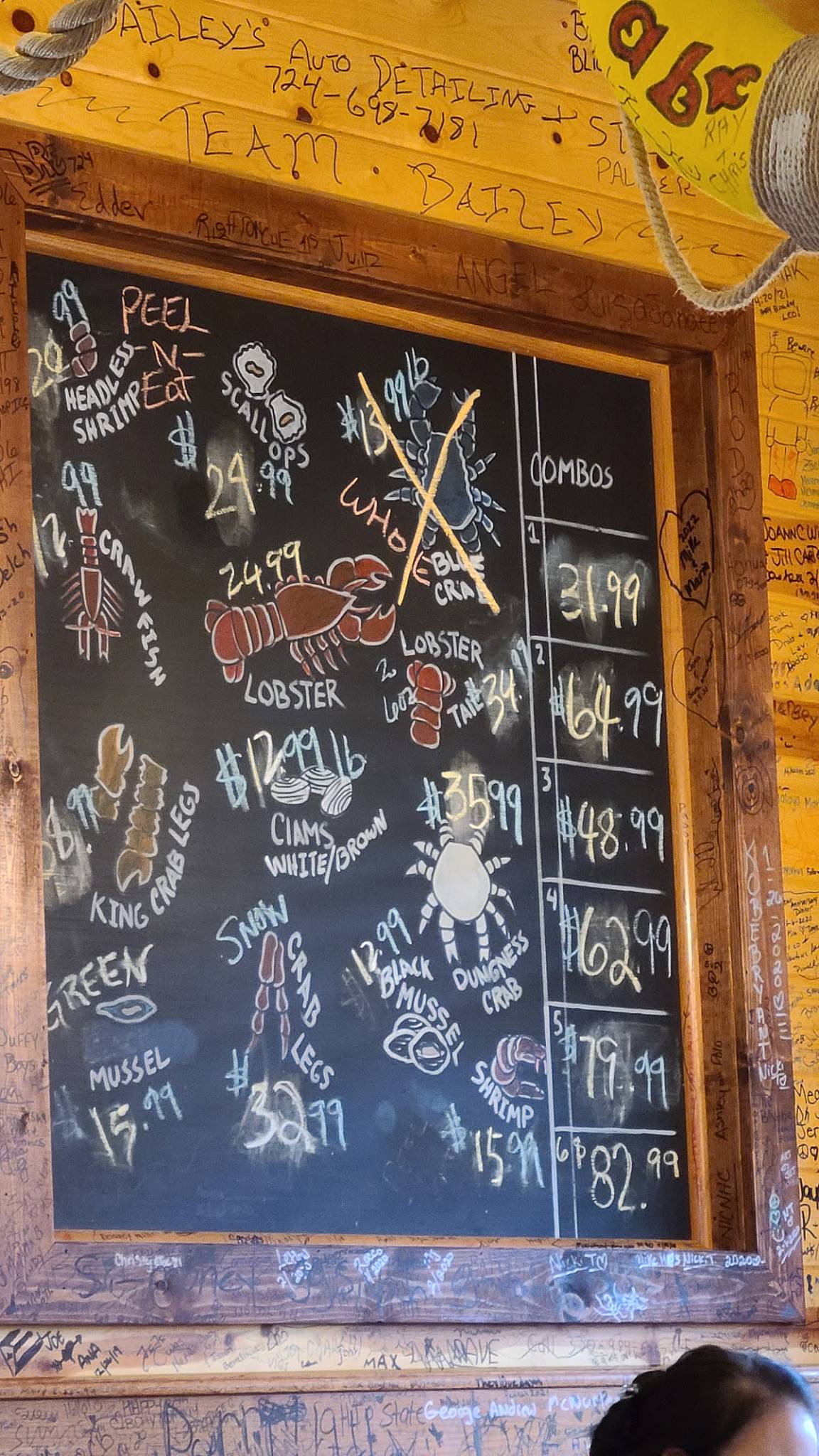 Menu at Storming Crab Youngstown restaurant, Youngstown