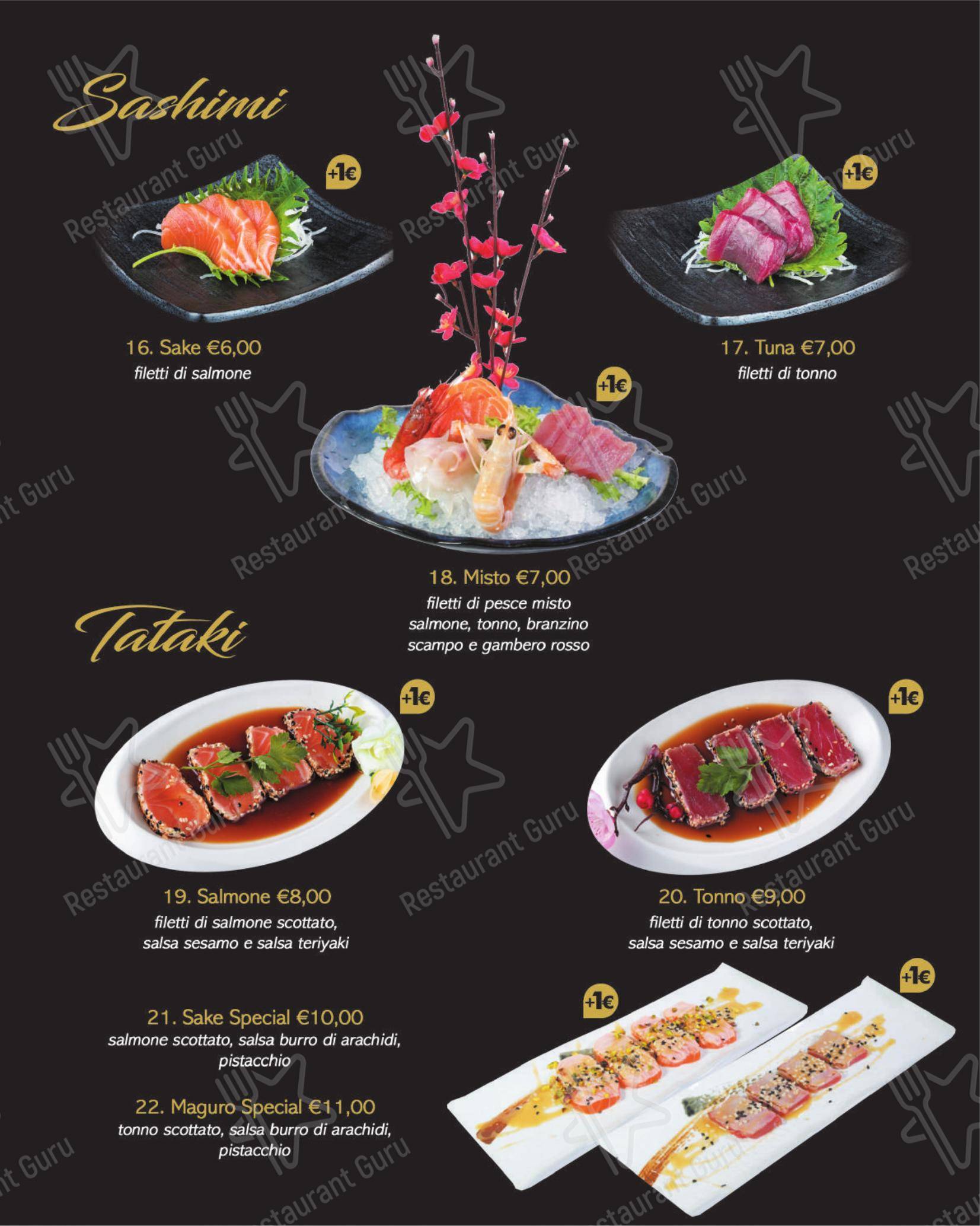 Menu da Yuki Sushi Ragusa ristorante, Ragusa, Viale delle Americhe