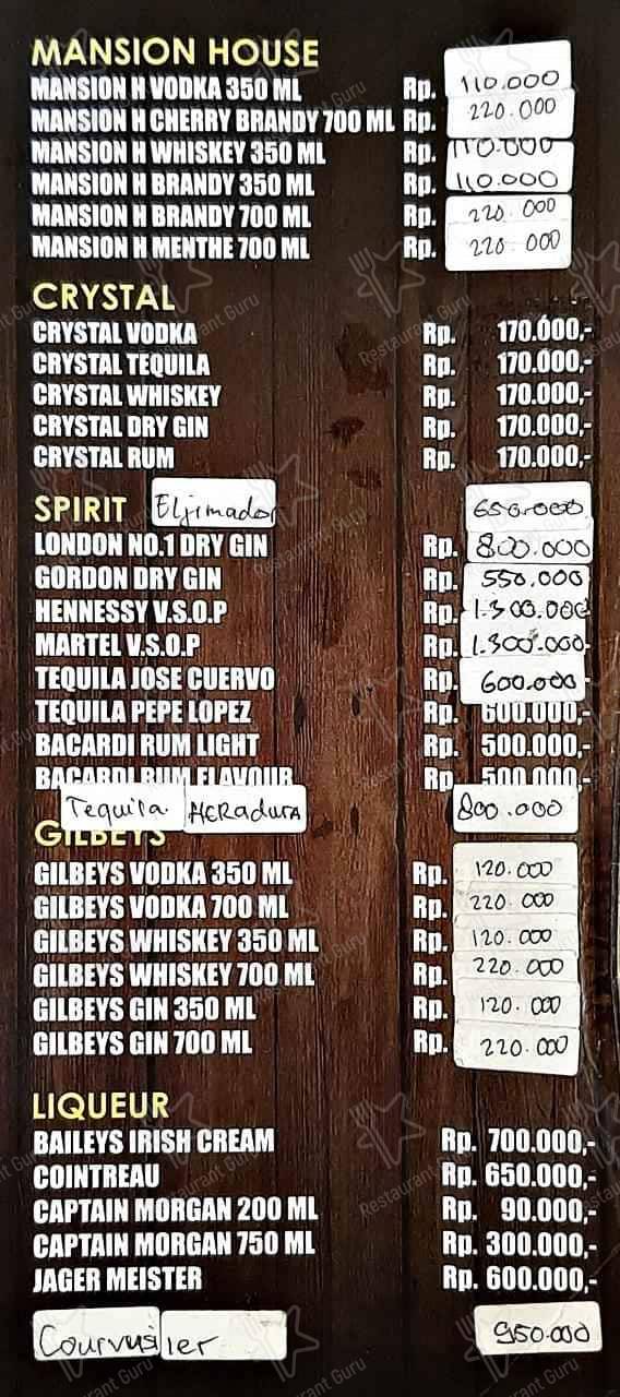 Menu at TRIANGLE BEER HOUSE pub & bar, Bandung, Jl. Braga No.103