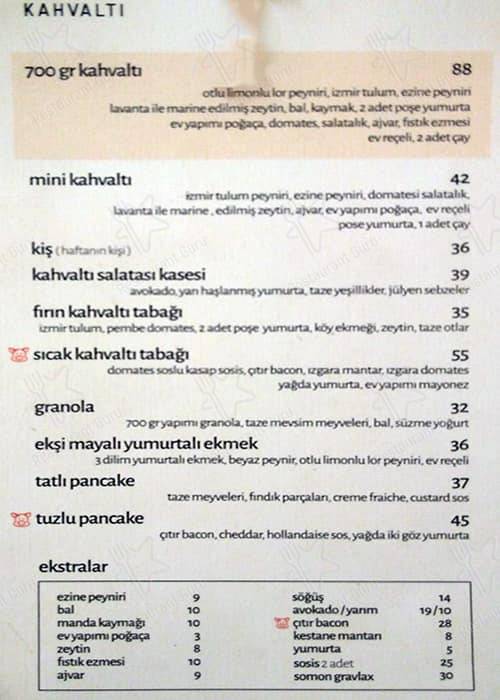 Menu at 700 GRAM, Istanbul, Cafer Ağa Mahallesi Ruşen Ağa Sok No: 3 /C