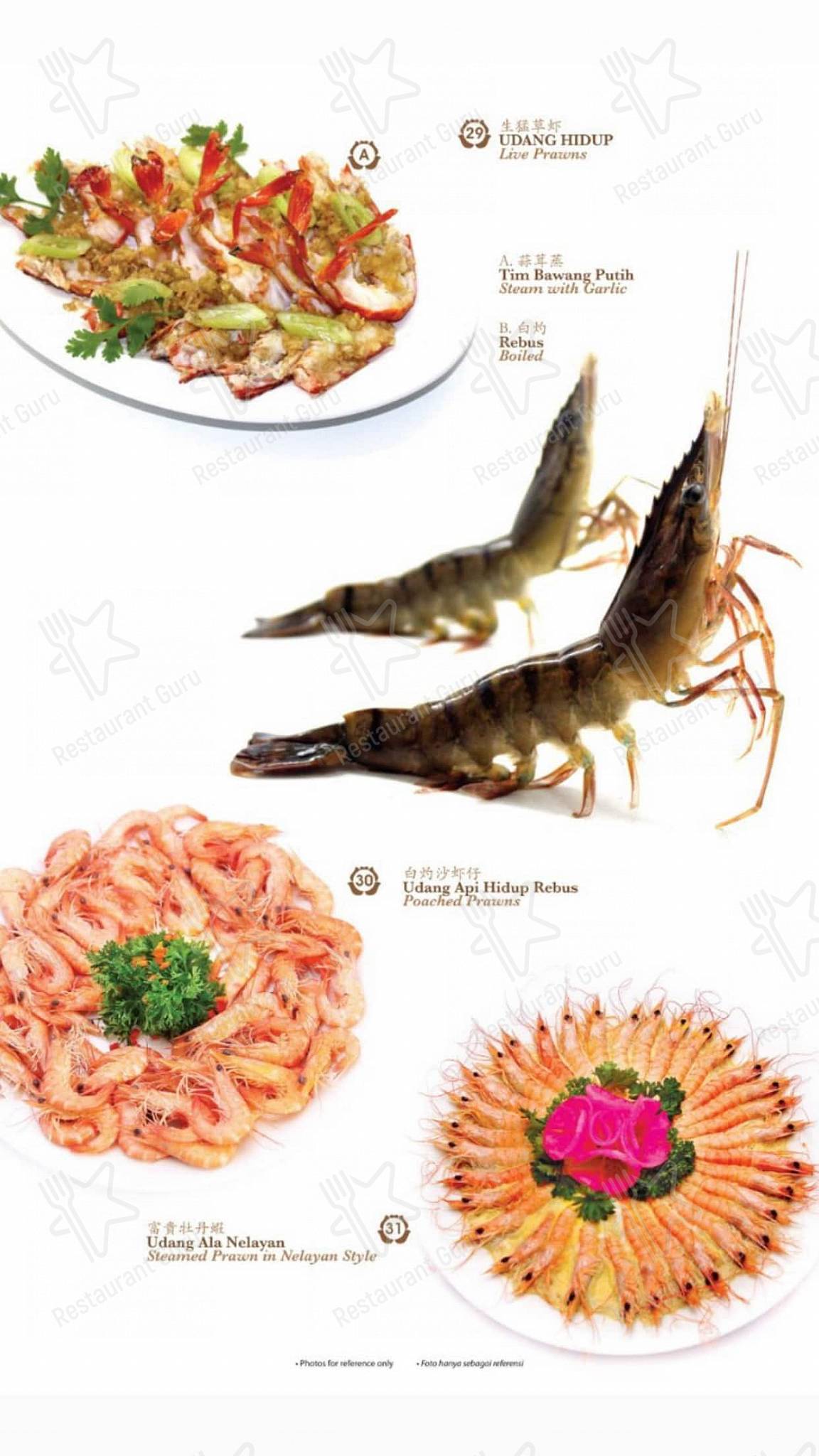 Menu at Nelayan Seafood Restaurant, Jakarta, Jl. Karang Bolong Raya No.8