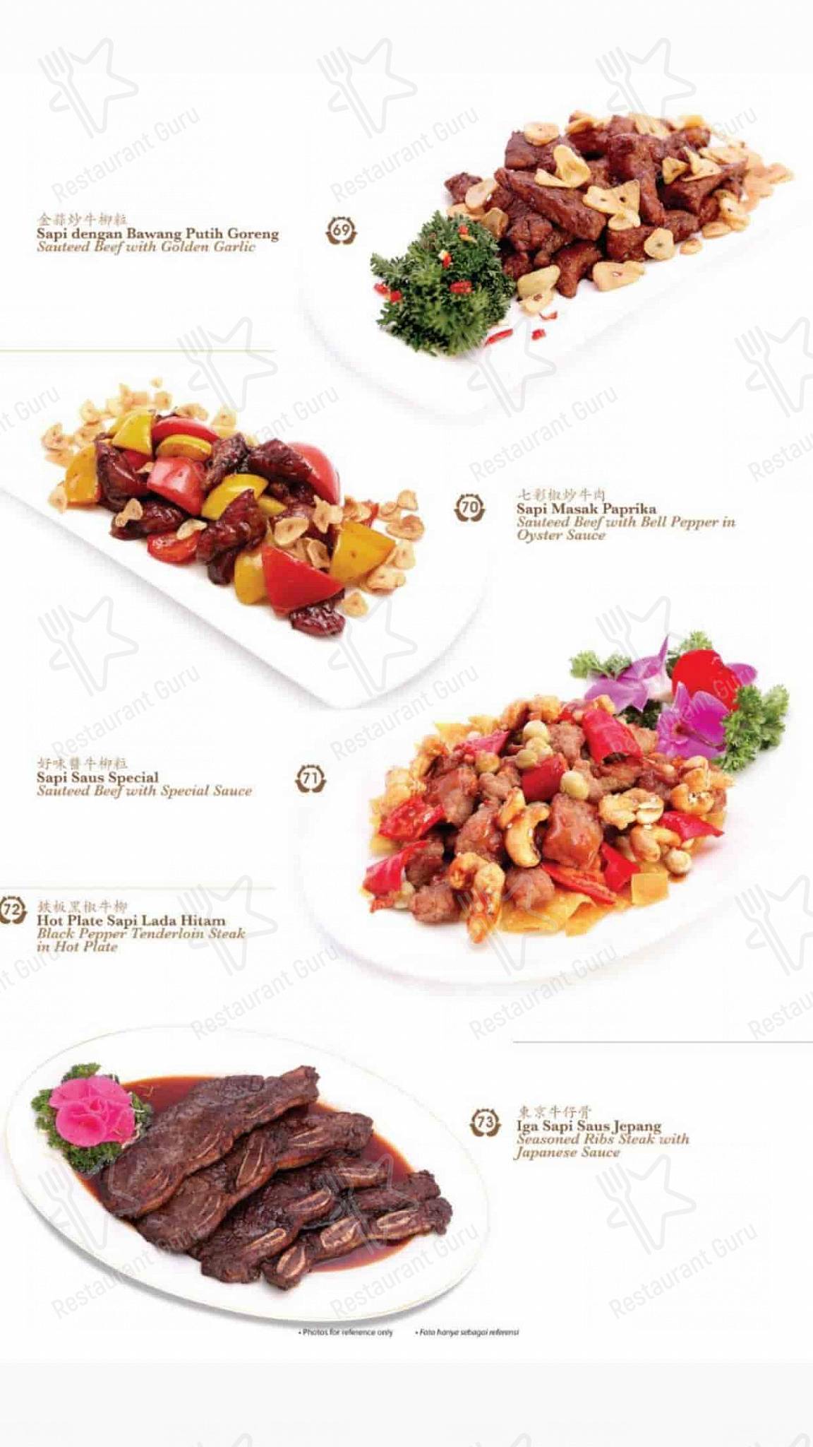 Menu at Nelayan Seafood Restaurant, Jakarta, Jl. Karang Bolong Raya No.8