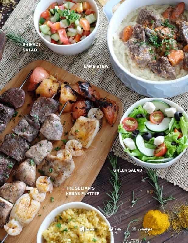 Menu at Sultan Mediterranean Grill restaurant, Makati, UG9 Valero Plaza ...