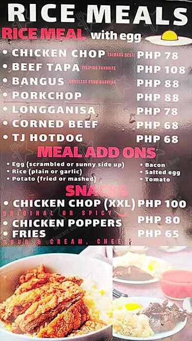 Menu at Tapi Milk Tea House 3 cafe, Pasay, G2G6+5PW