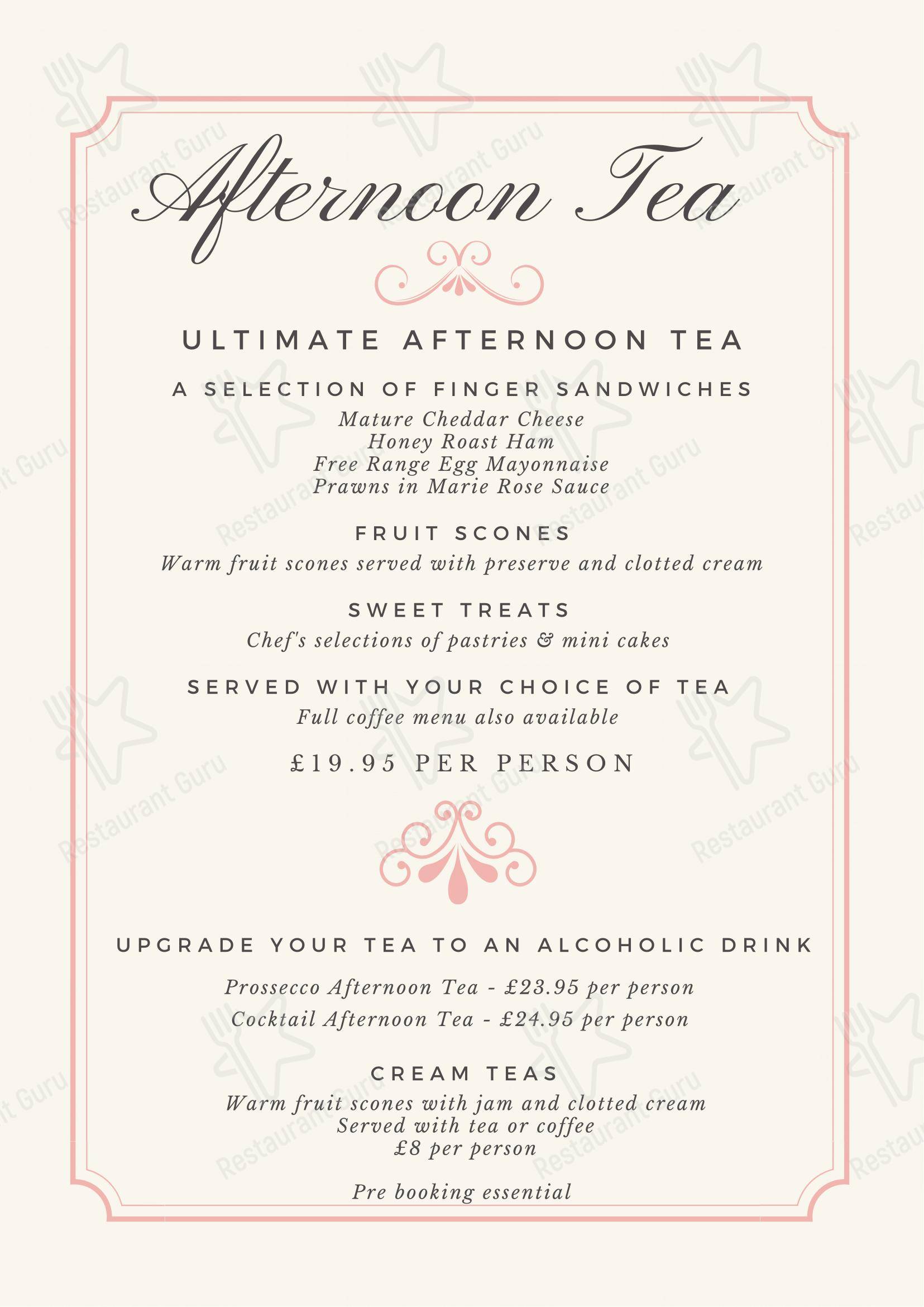 Menu at 3 Hammers Bar & Bistro Ltd, Wolverhampton